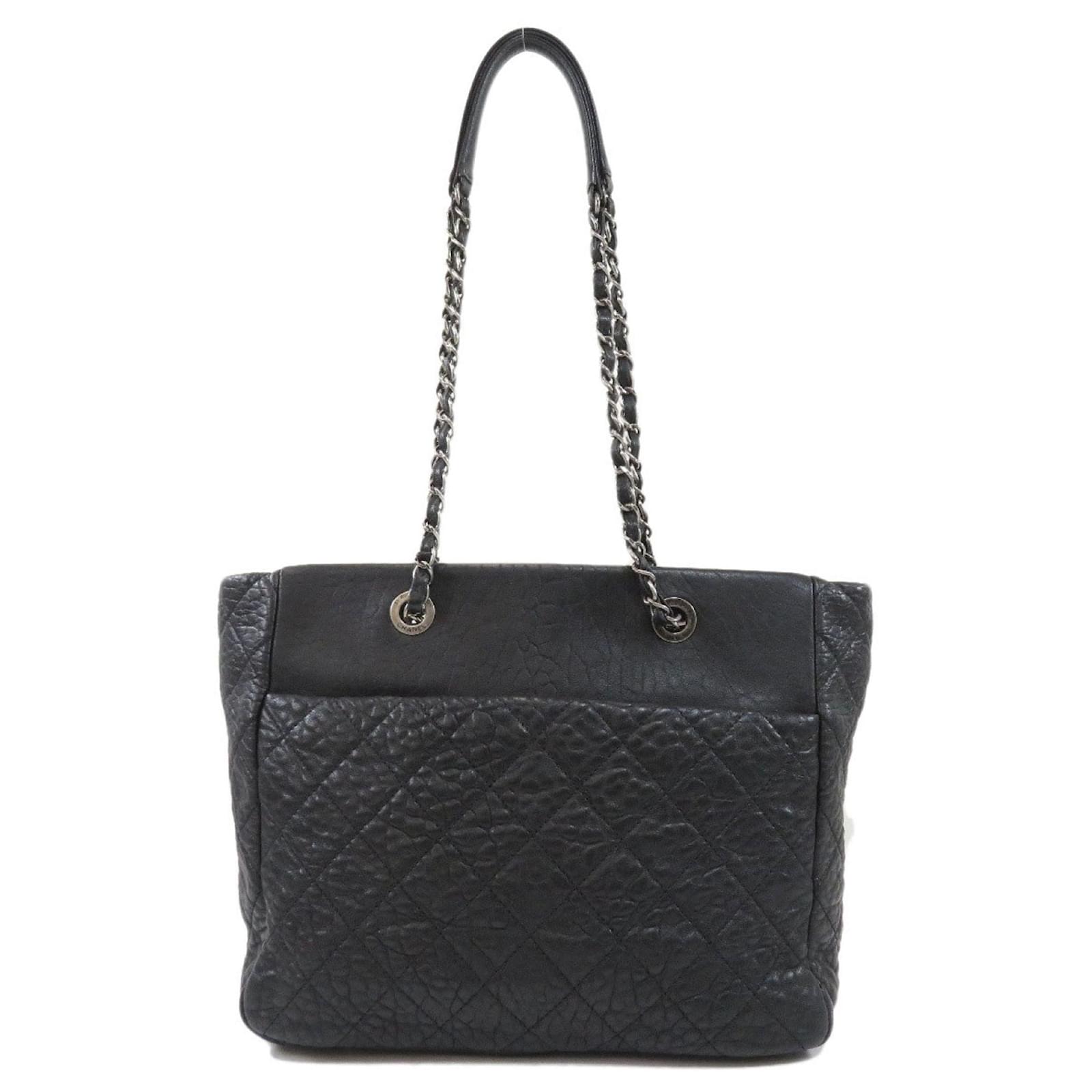 Chanel Cabas Black Leather ref.713774 - Joli Closet