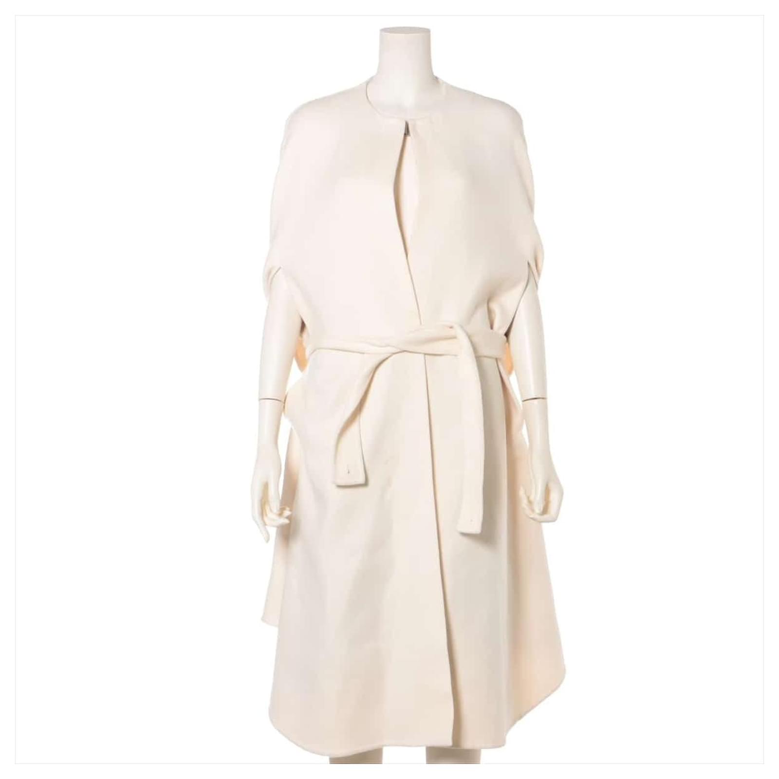 Céline * Celine Phoebe Wool x Cashmere Chester Coat 40 Ladies Beige ...