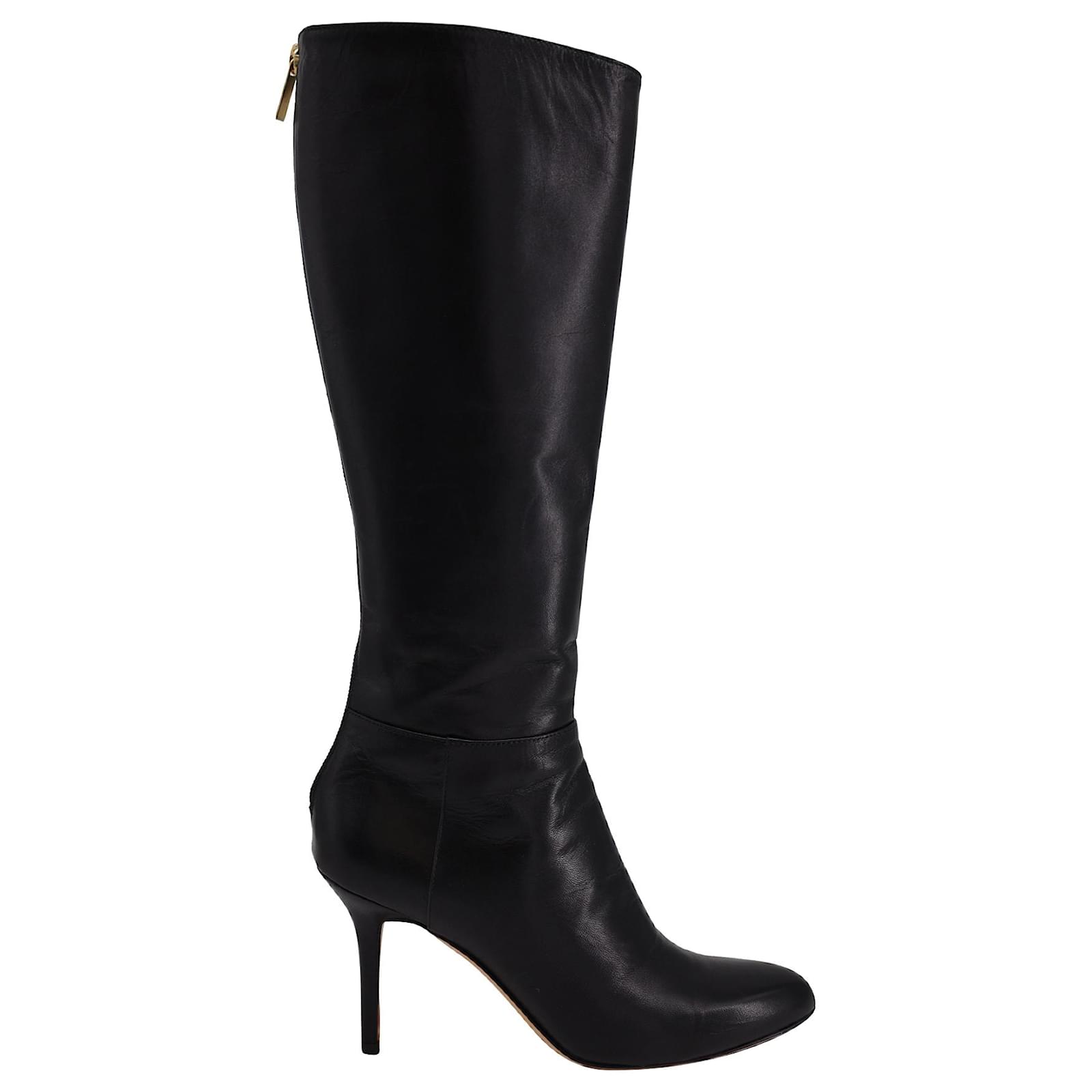 Jimmy Choo Grand Knee High Boots in Black Leather ref.714416 - Joli Closet