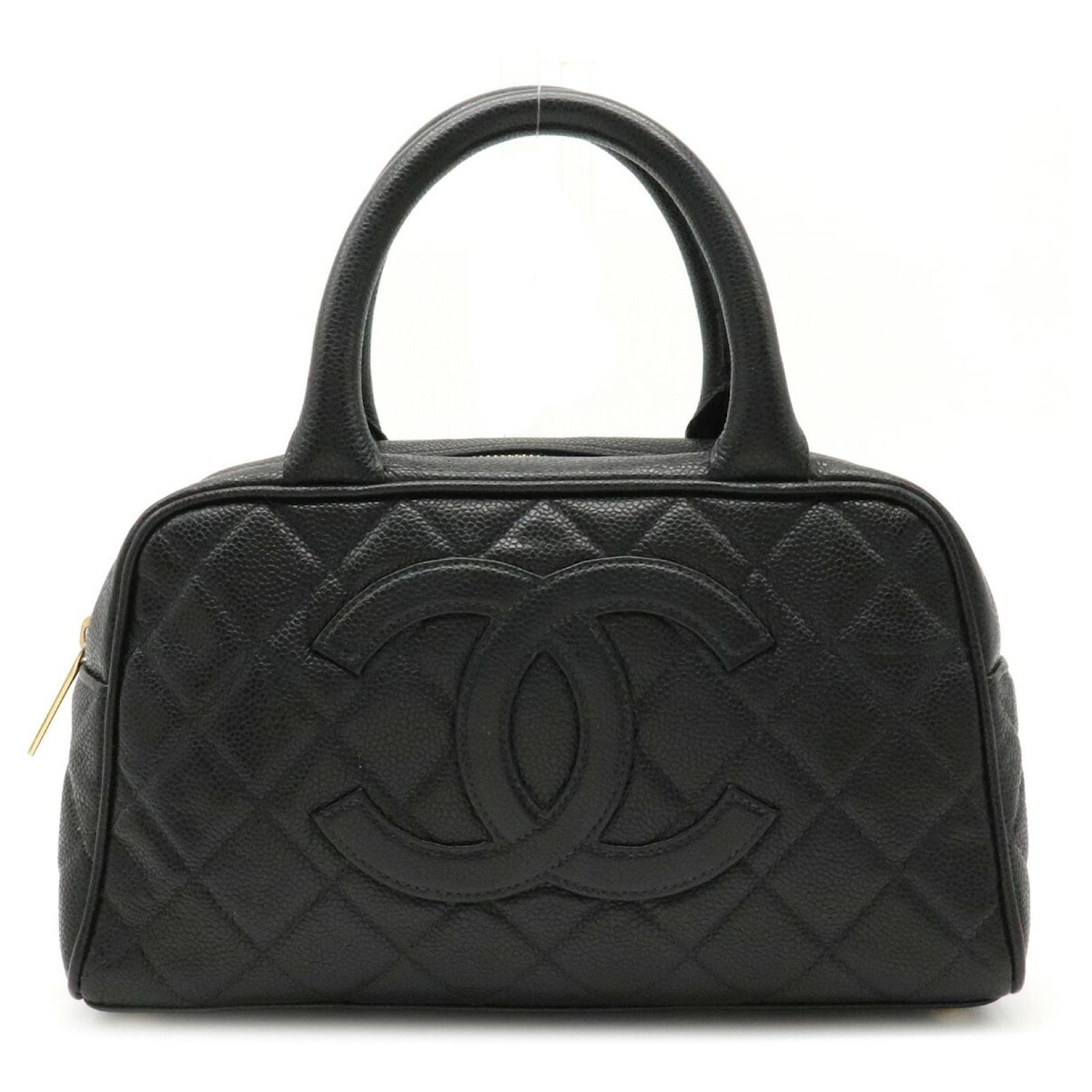 Chanel Bowling Black Leather ref.715182 - Joli Closet