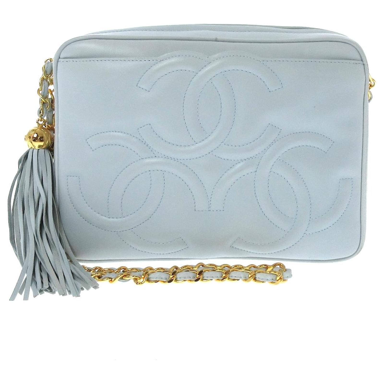 Chanel Triple coco Blue Leather ref.715587 - Joli Closet