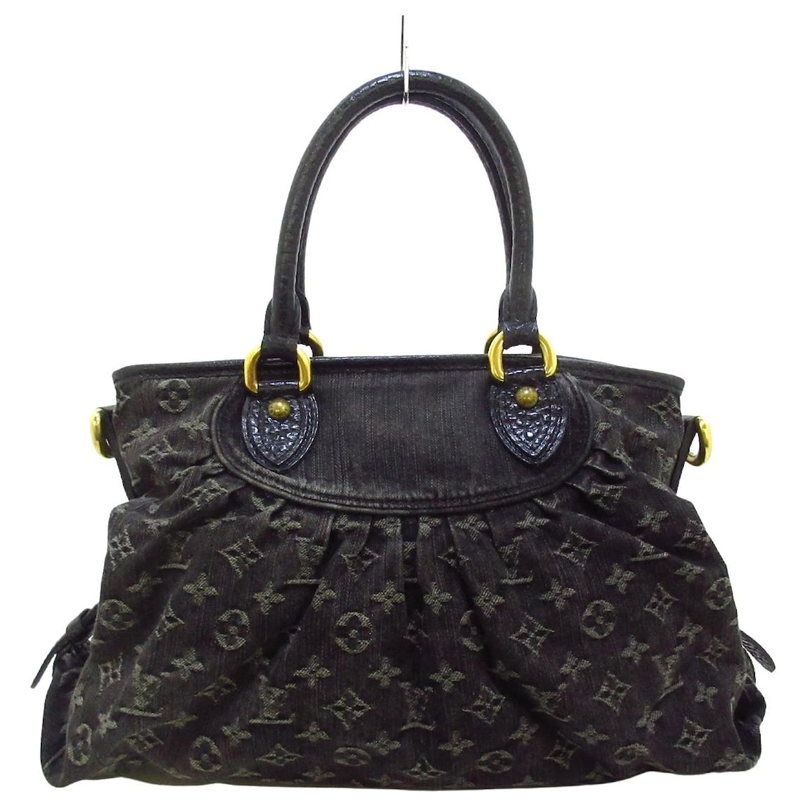 Louis Vuitton Neo Cabby Black Denim ref.716758 - Joli Closet