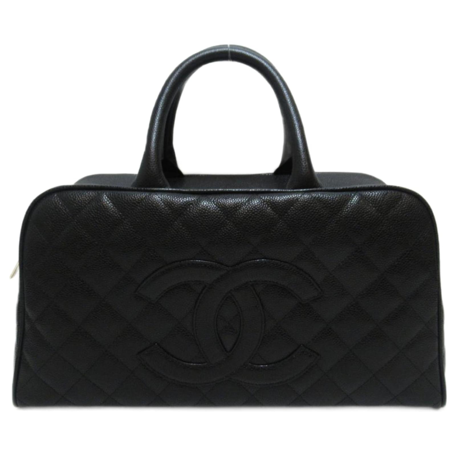 Chanel Bowling Black Leather ref.716797 - Joli Closet
