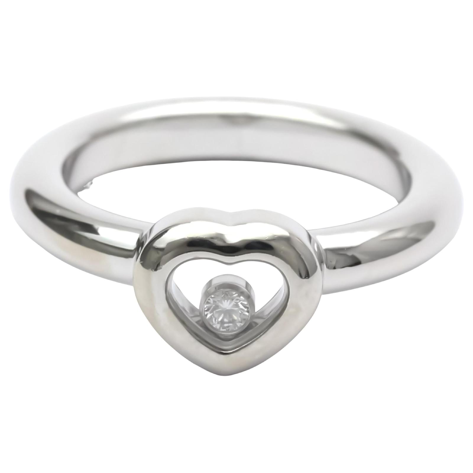 Chopard Happy Diamonds Or blanc Argenté ref.717122 - Joli Closet