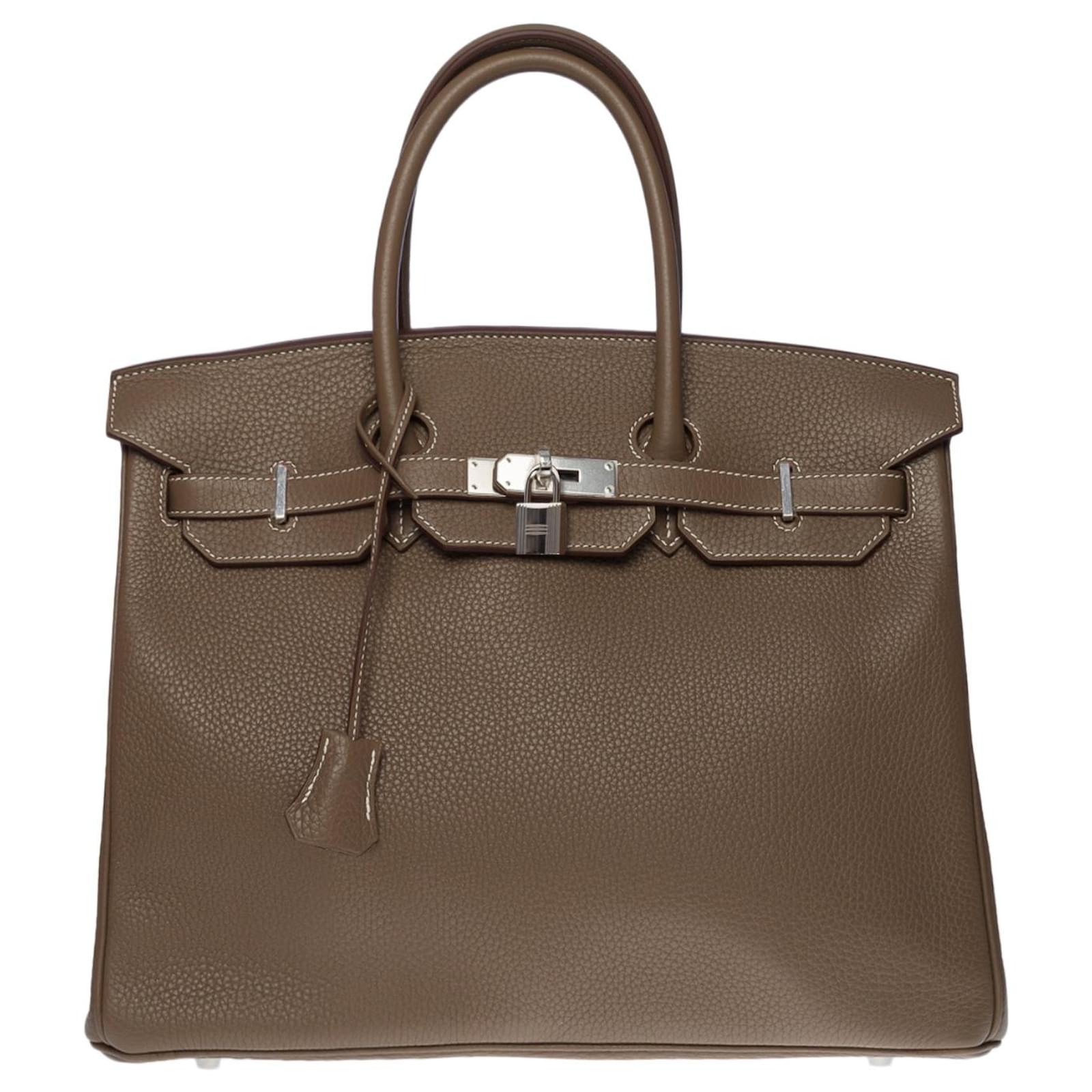 Hermès Stunning Hermes Birkin handbag 35 cm in Taurillon Clémence ...