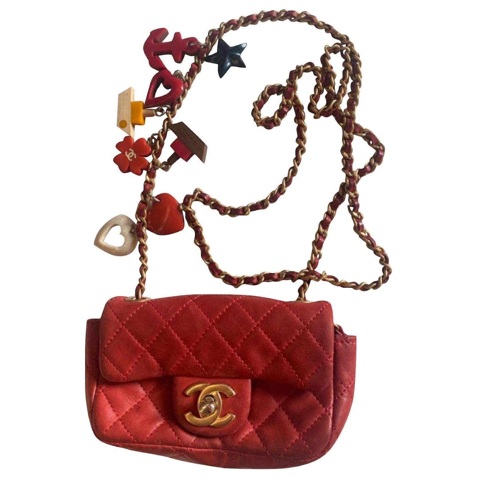 Chanel Sacs à main Cuir Rouge ref.717792 - Joli Closet