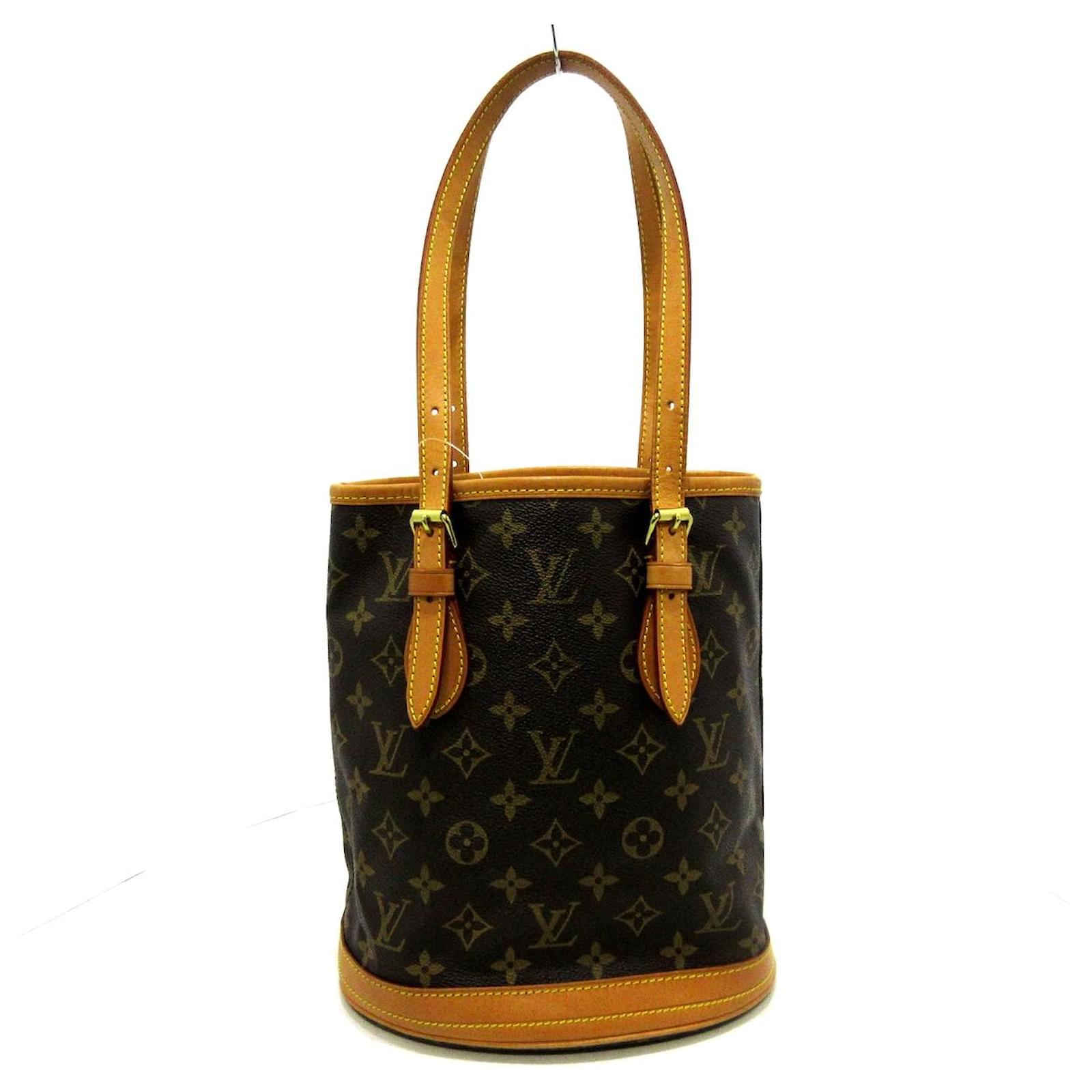 Louis Vuitton Bucket Brown Cloth ref.717809 - Joli Closet