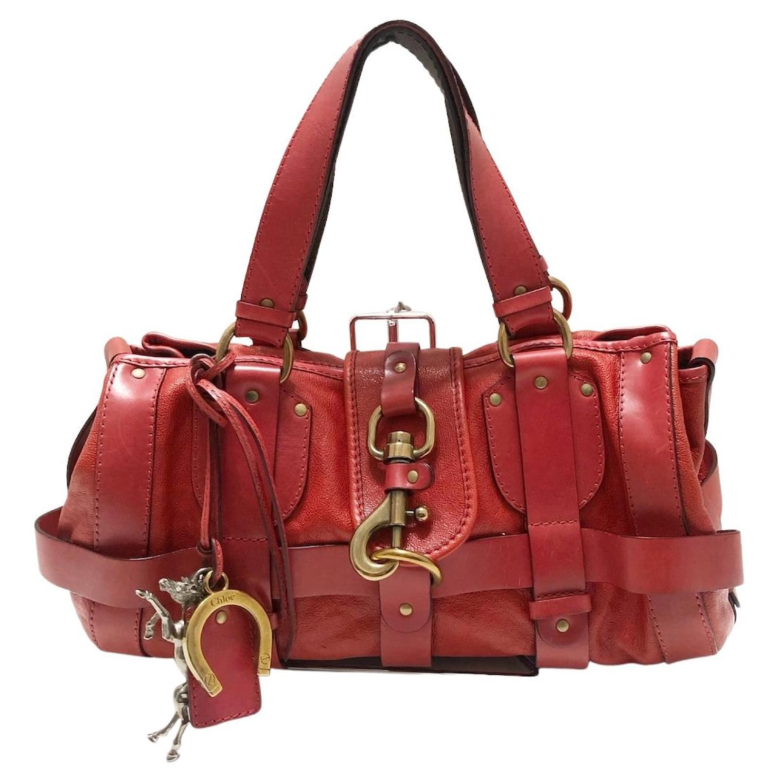 Chloé Chloe Kerala Rot Leder ref.717883 - Joli Closet