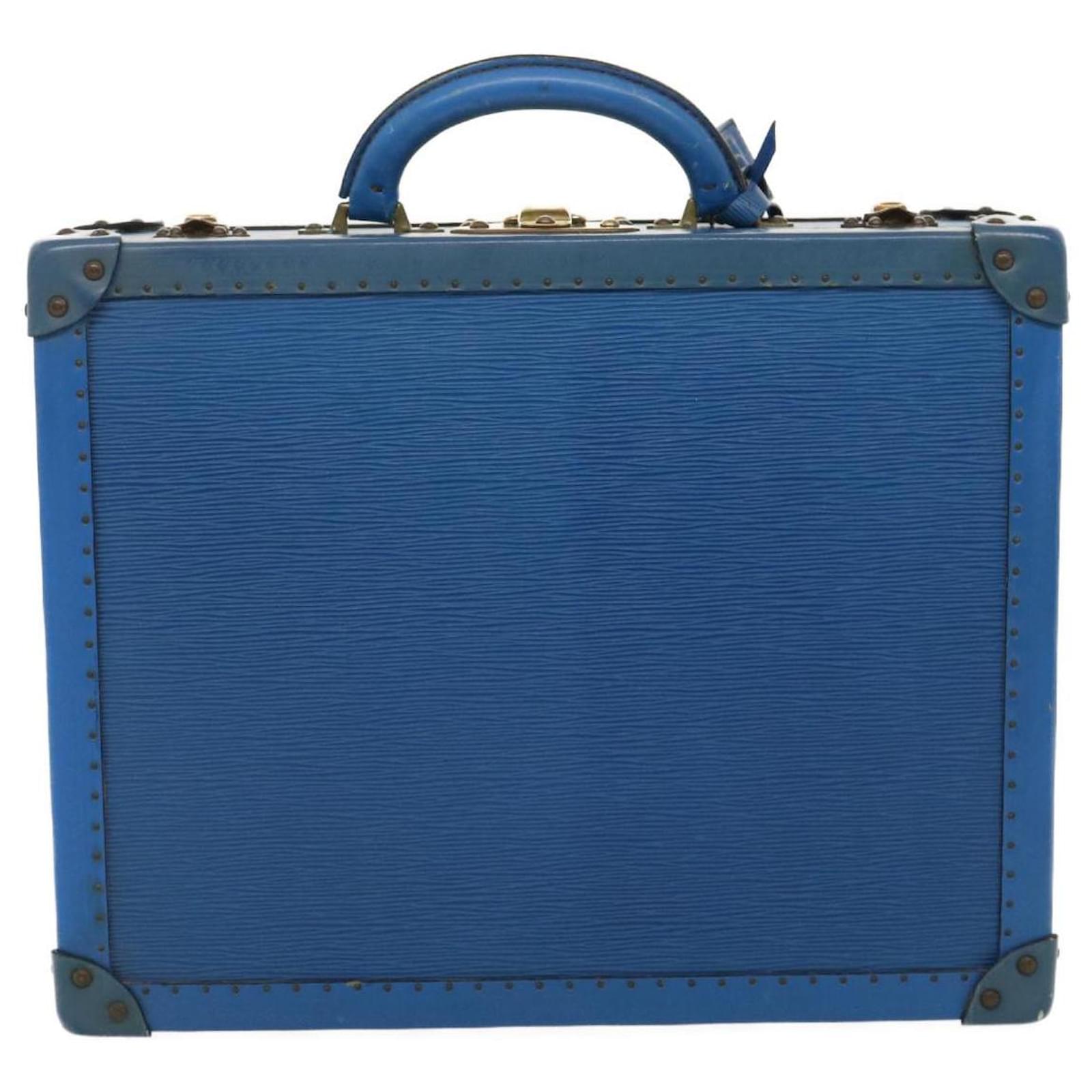Louis Vuitton Cotteville 40 Blue Leather ref.718154 - Joli Closet