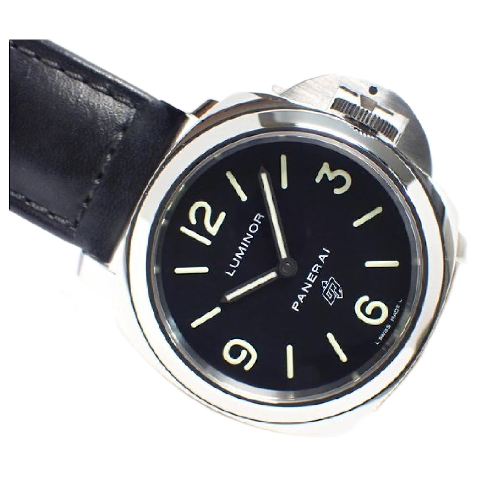 PANERAI Luminor Base logo Acciaio PAM01000 Pour des hommes Acier ...