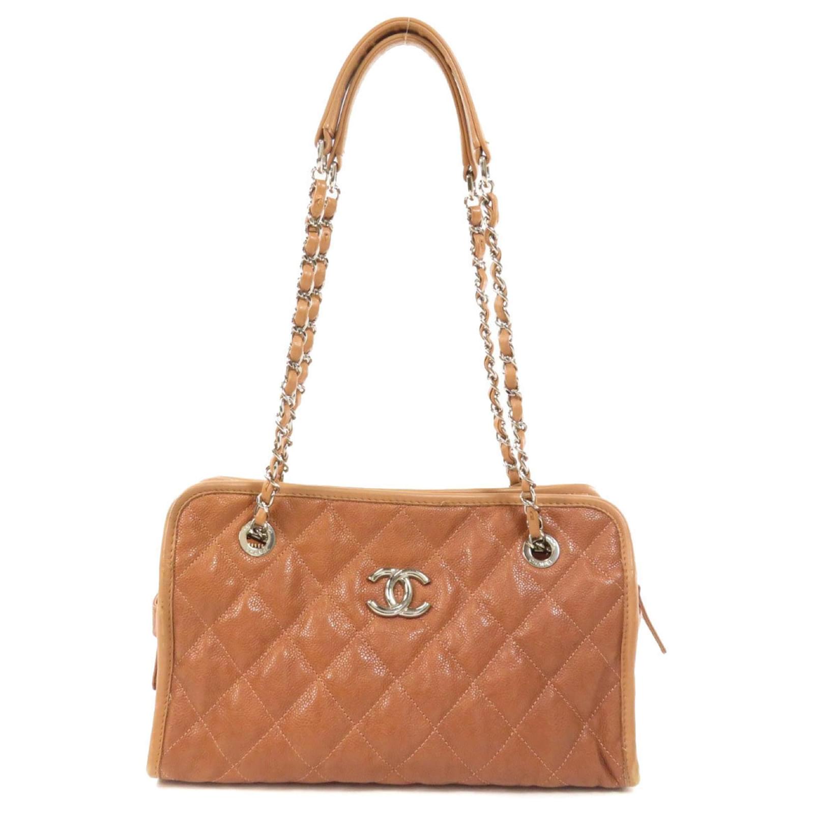 Chanel Matrasse Brown Leather ref.718906 - Joli Closet
