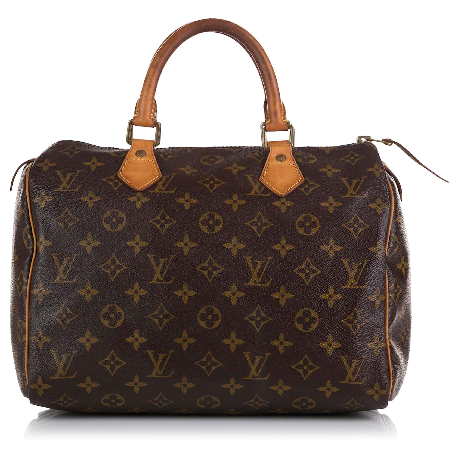 Louis Vuitton Brown Monogram Speedy 30 Cloth ref.721502 - Joli Closet