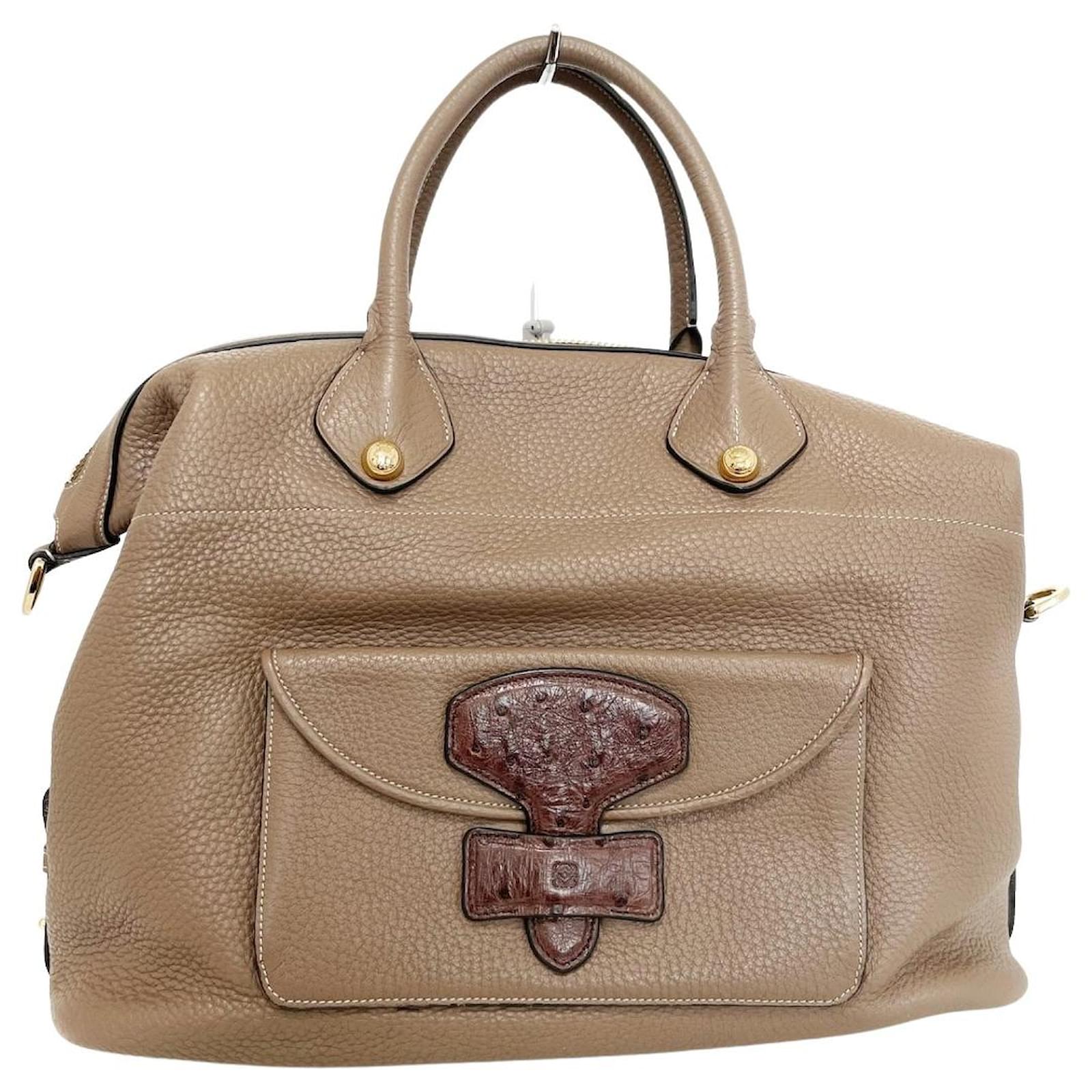 Loewe MAY Brown Leather ref.722269 - Joli Closet