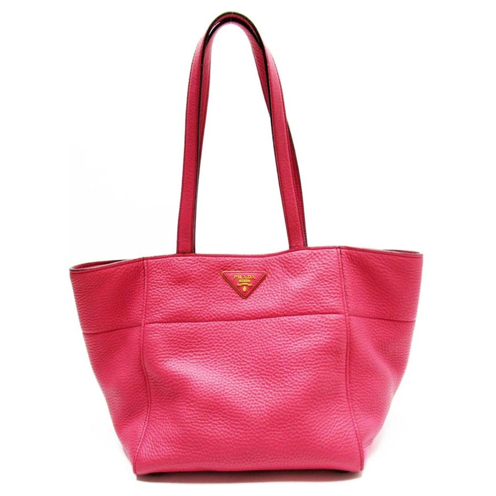 Prada Vitello Cuir Rose ref.722476 - Joli Closet