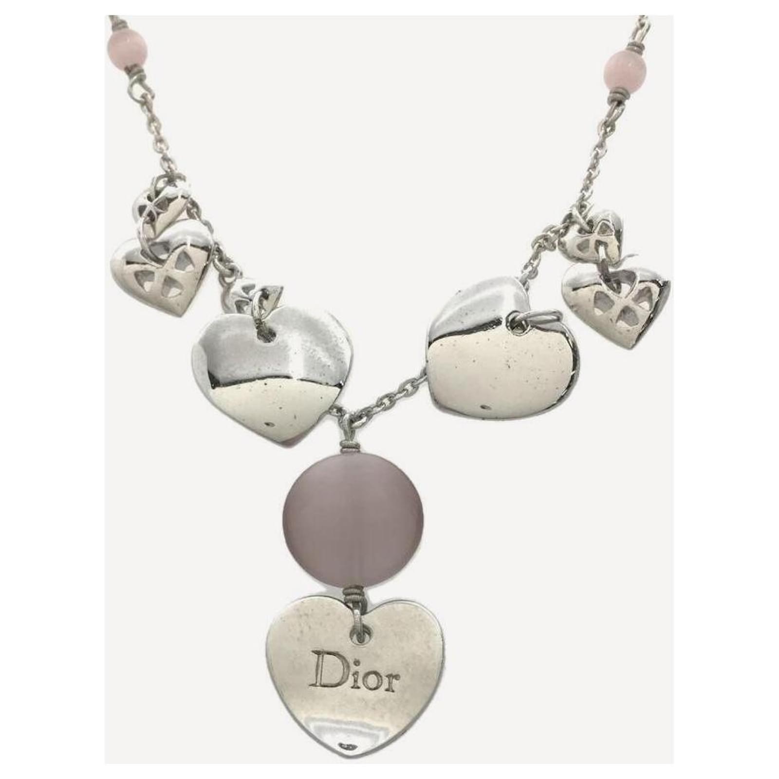 **Christian Dior Necklace /with top Silvery ref.722737 - Joli Closet