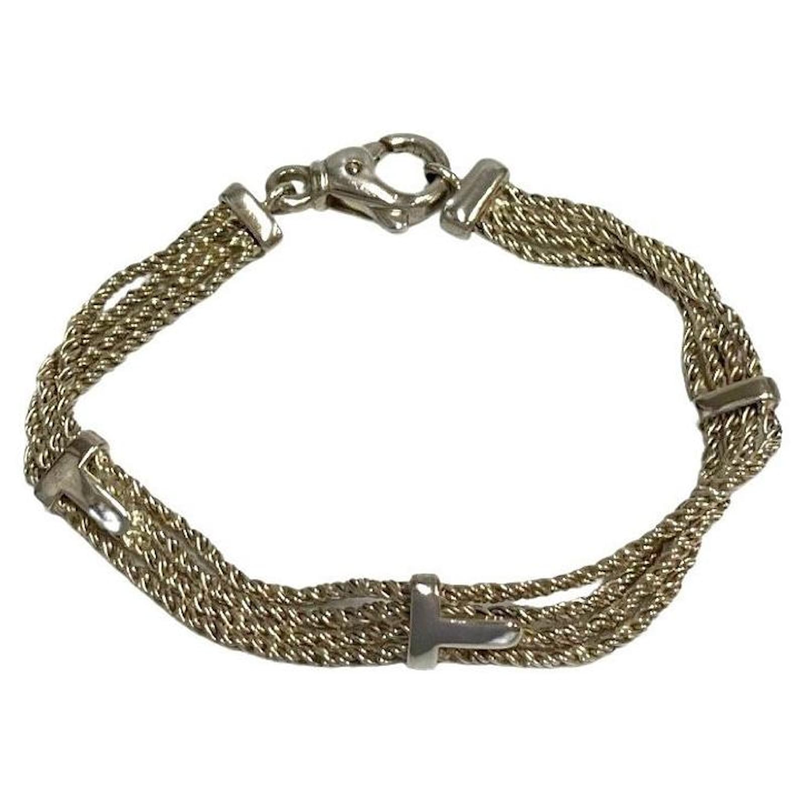 *TIFFANY & Co. Tiffany silver chain bracelet bangle Silvery Silver ...