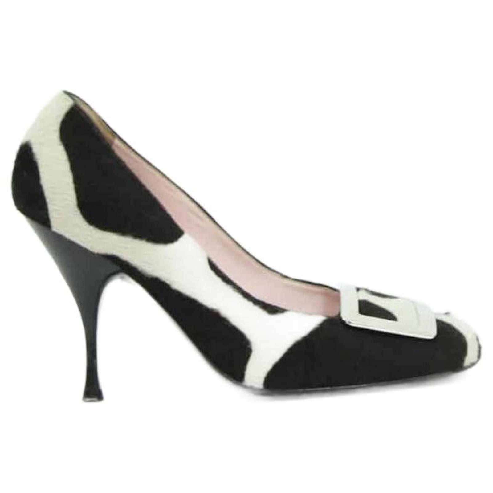 Céline pumps 39 White Fur ref.723817 - Joli Closet
