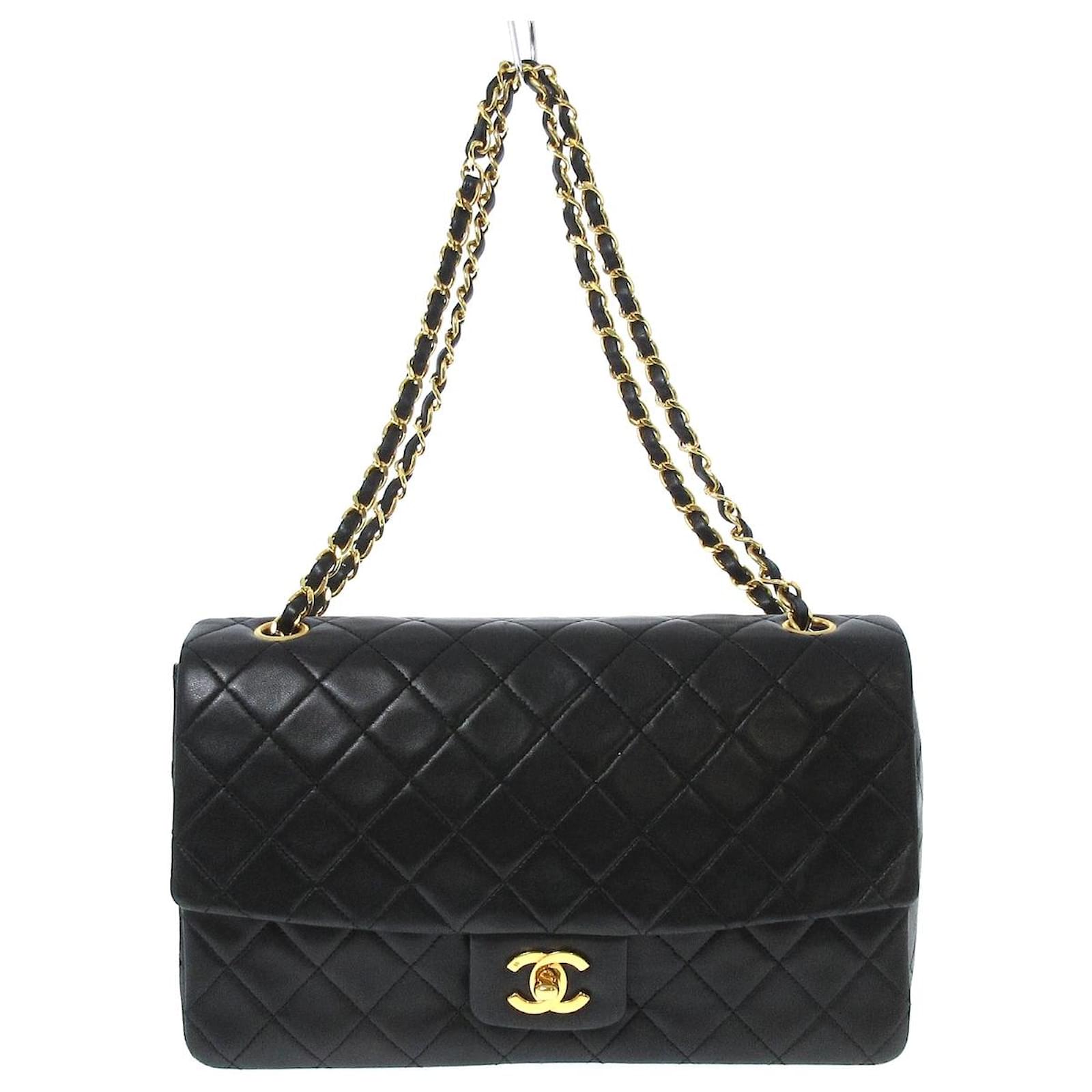 Classique Chanel Timeless Cuir Noir ref.724663 - Joli Closet