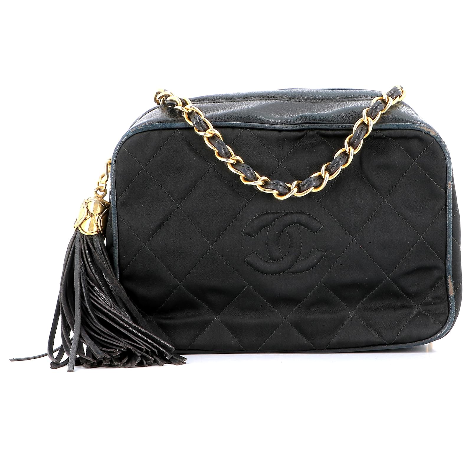Chanel camera Black Silk ref.725573 - Joli Closet