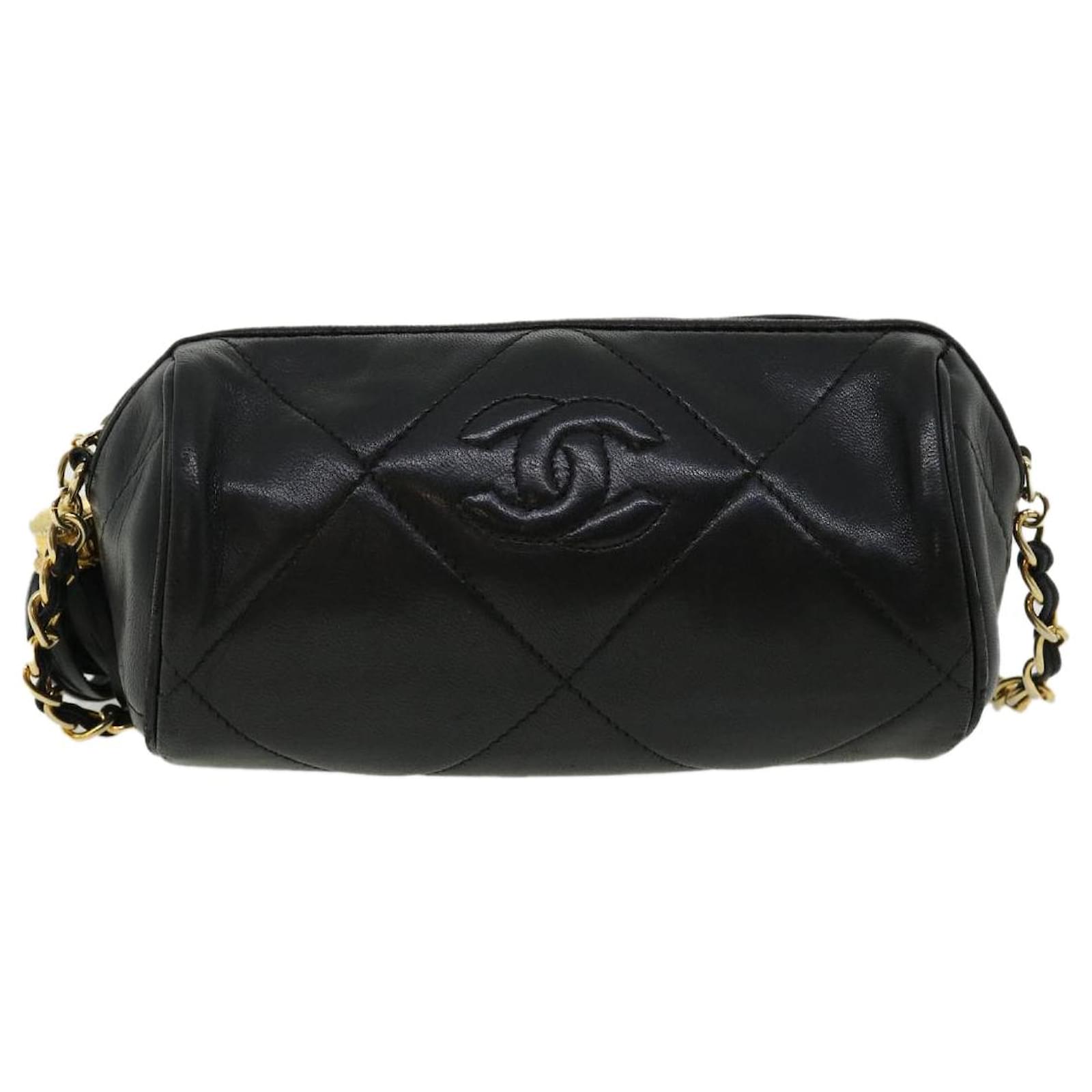 Chanel Bowling Cuir Noir ref.725610 - Joli Closet