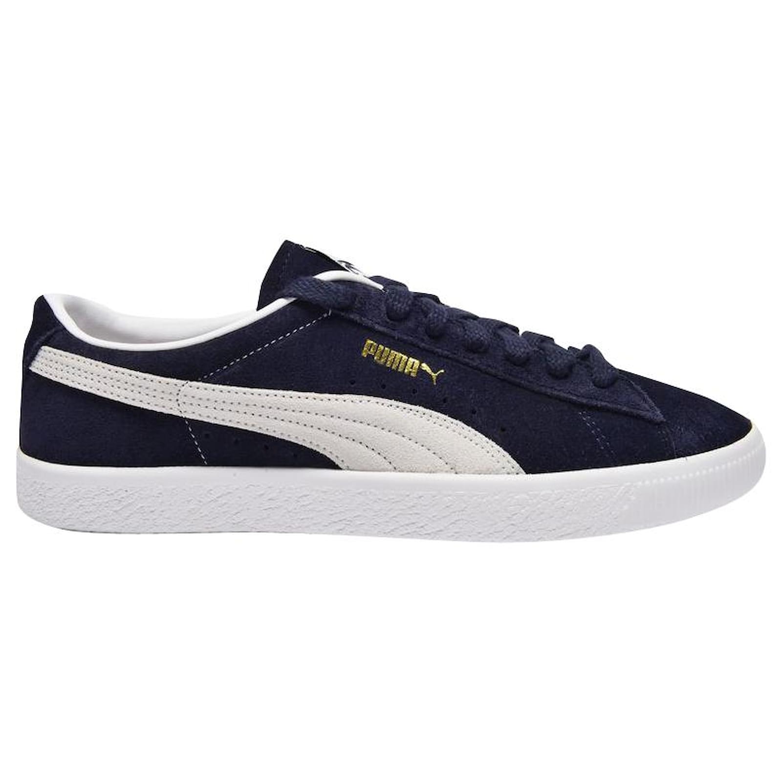 Puma Cestas Vsize Ante en Piel Azul Cuero ref.725778 - Joli Closet