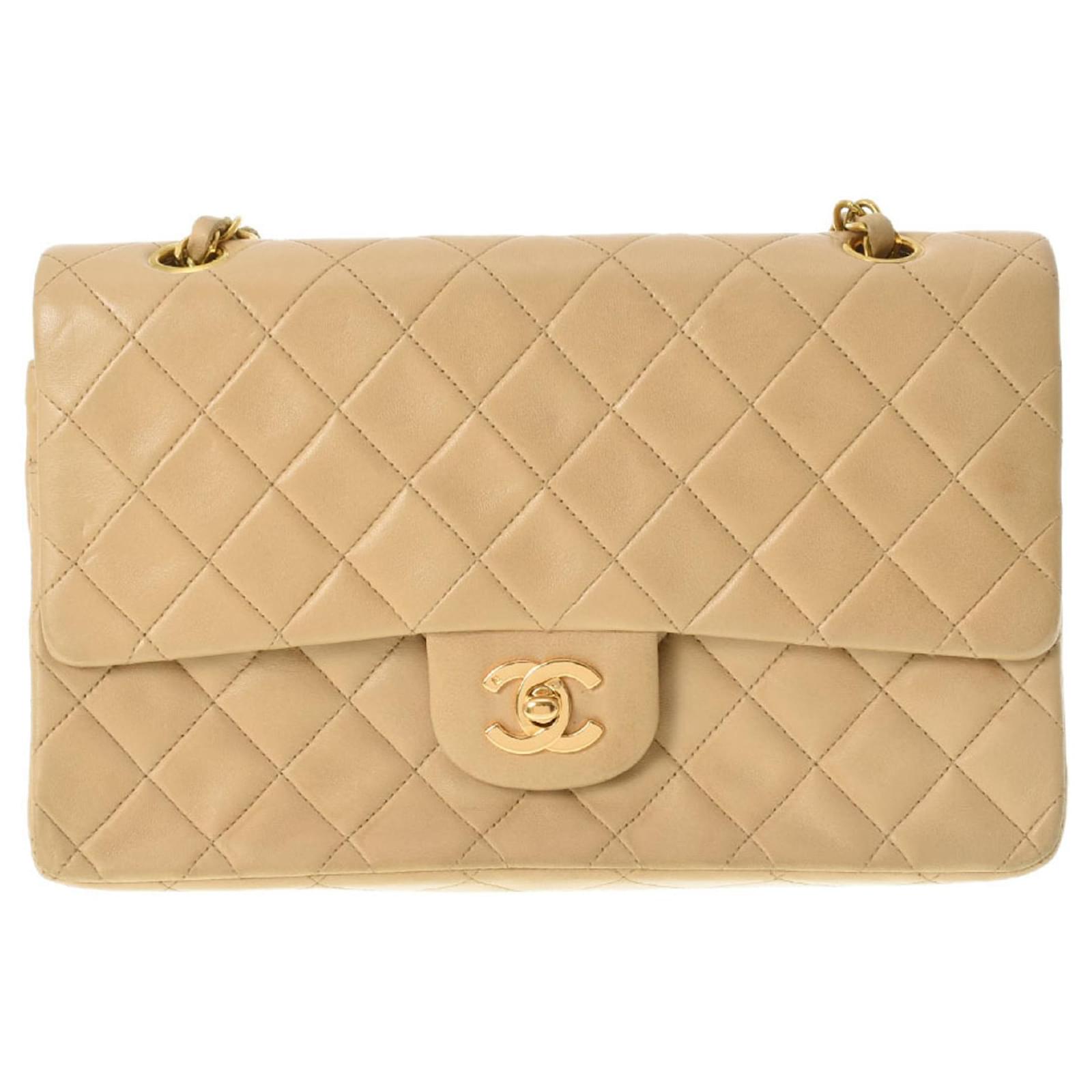 Chanel Timeless Beige Leather ref.726487 - Joli Closet