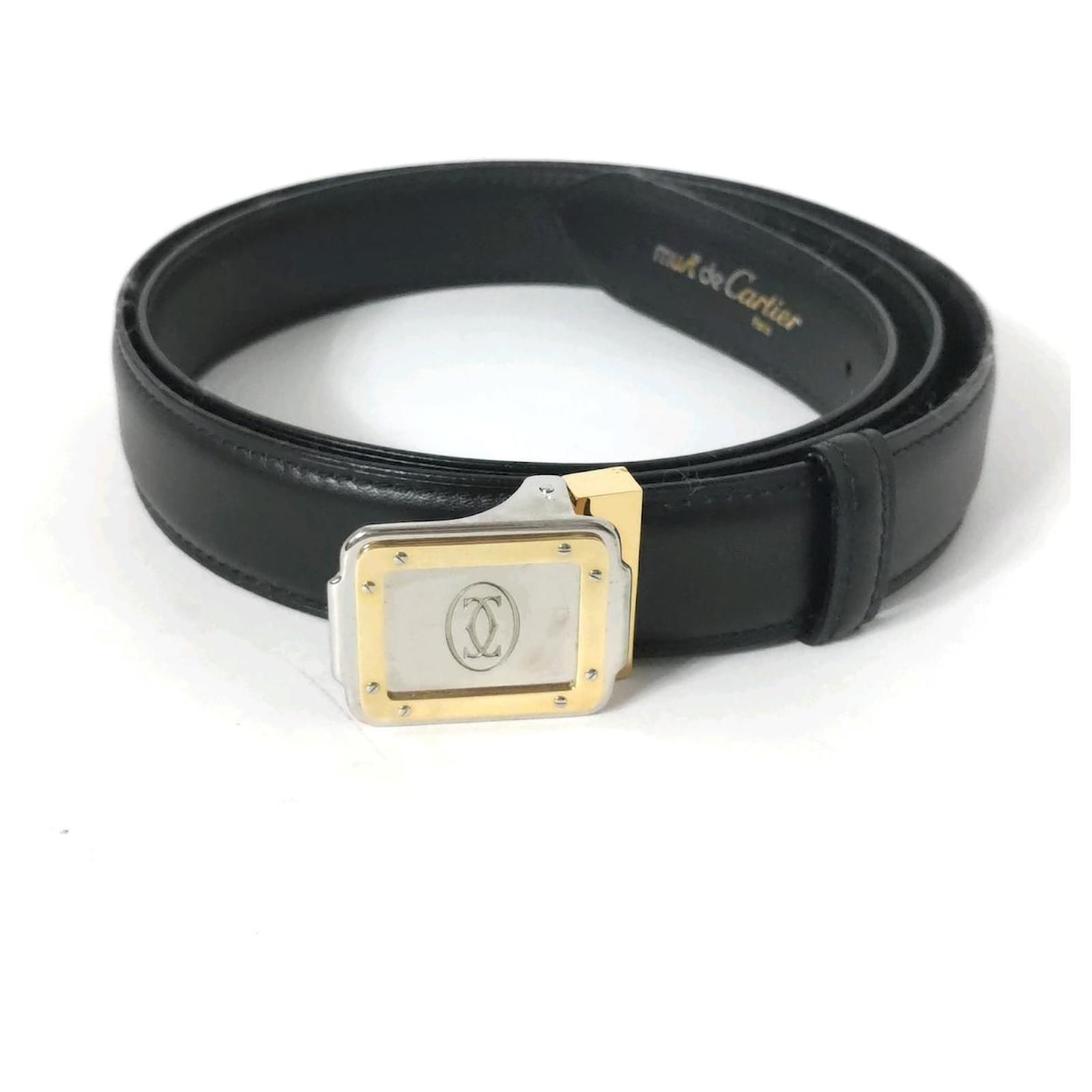 Cartier Must de Cartier Black Leather ref.728088 - Joli Closet