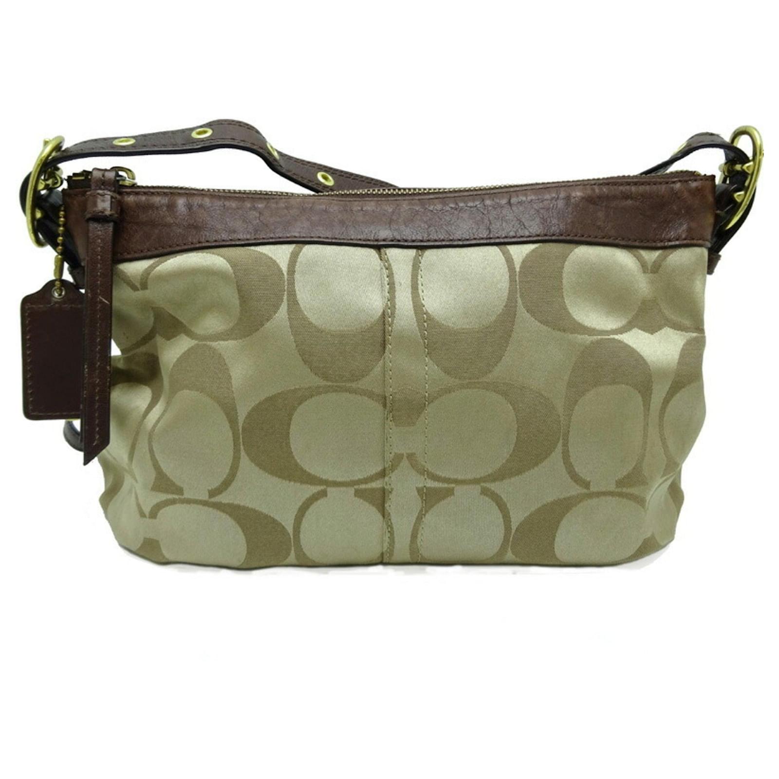 Coach Signature Beige Cloth ref.728358 - Joli Closet