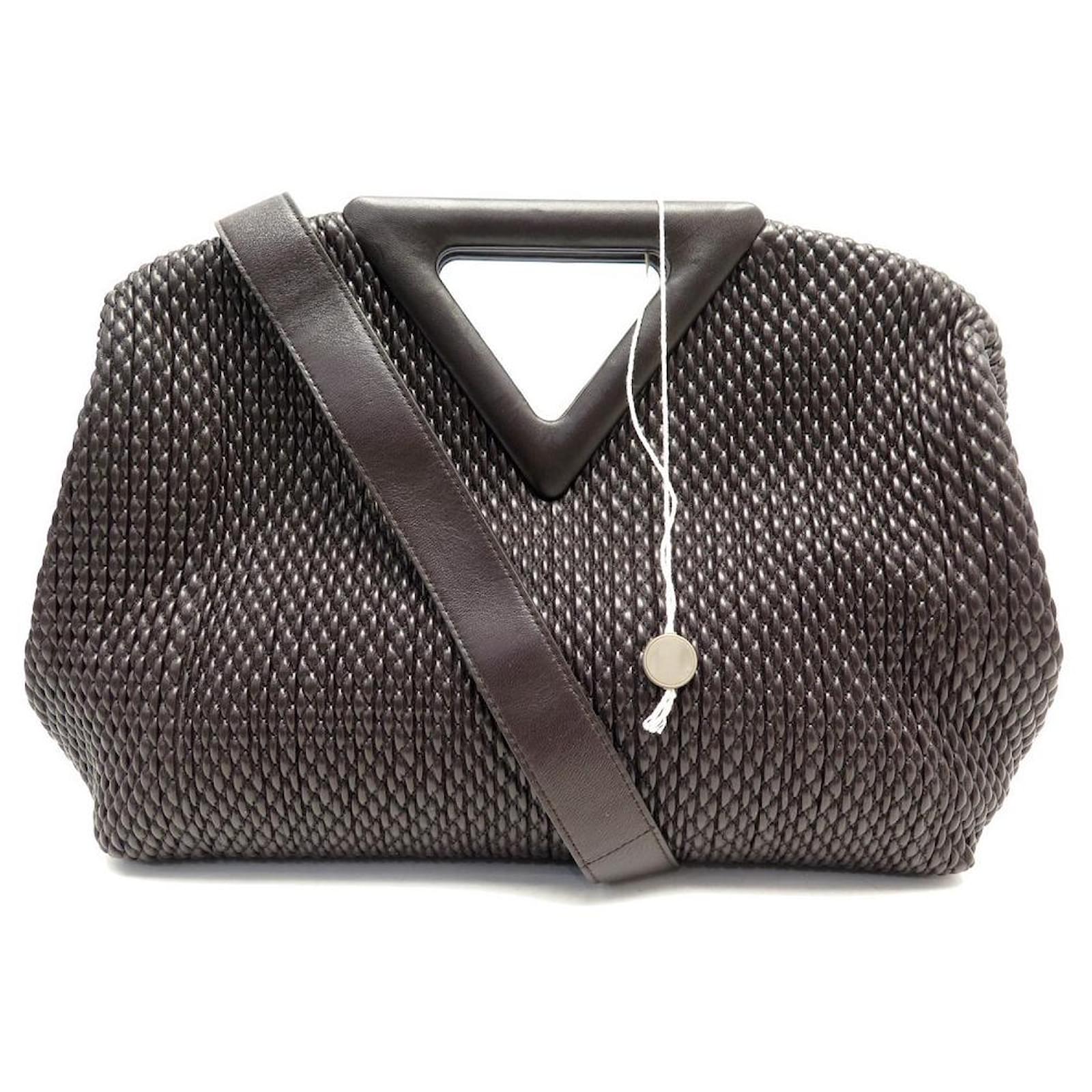 NEW HANDBAG BOTTEGA VENETA THE POINT LEATHER INTRECCIATO BANDOULIERE ...