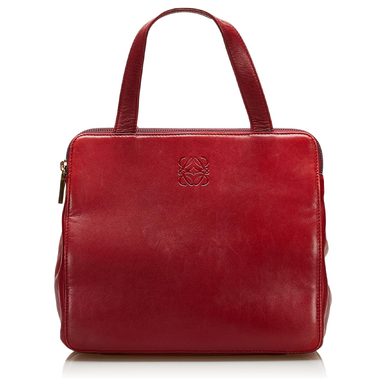 Loewe Red Nappa Leather Handbag ref.729219 - Joli Closet
