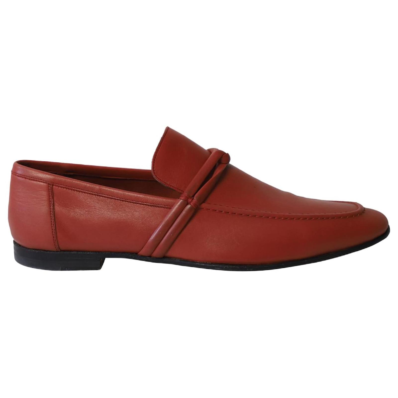 Mocassins Gucci en Cuir Rouge ref.729644 - Joli Closet