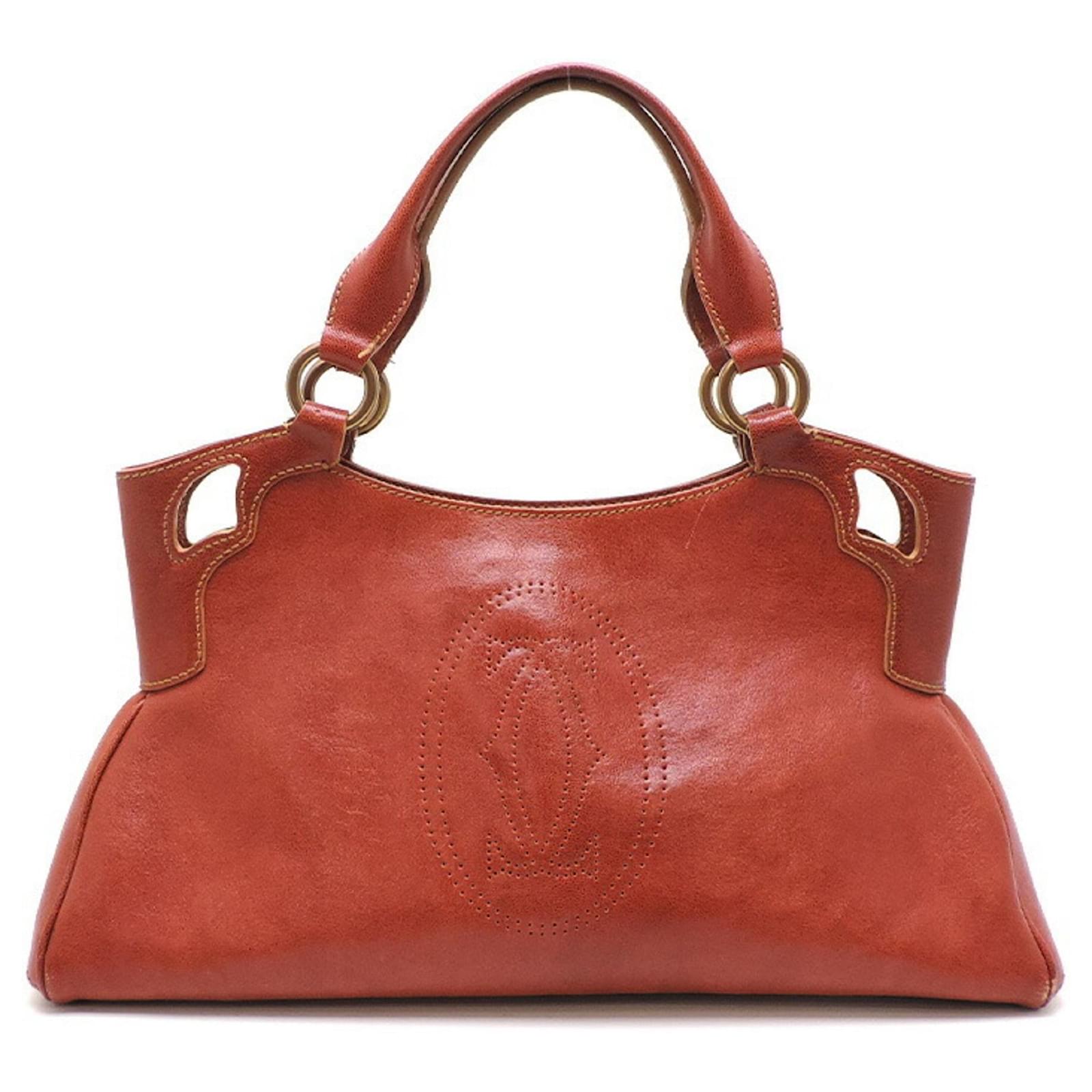 Cartier Marcello Red Leather ref.729742 - Joli Closet
