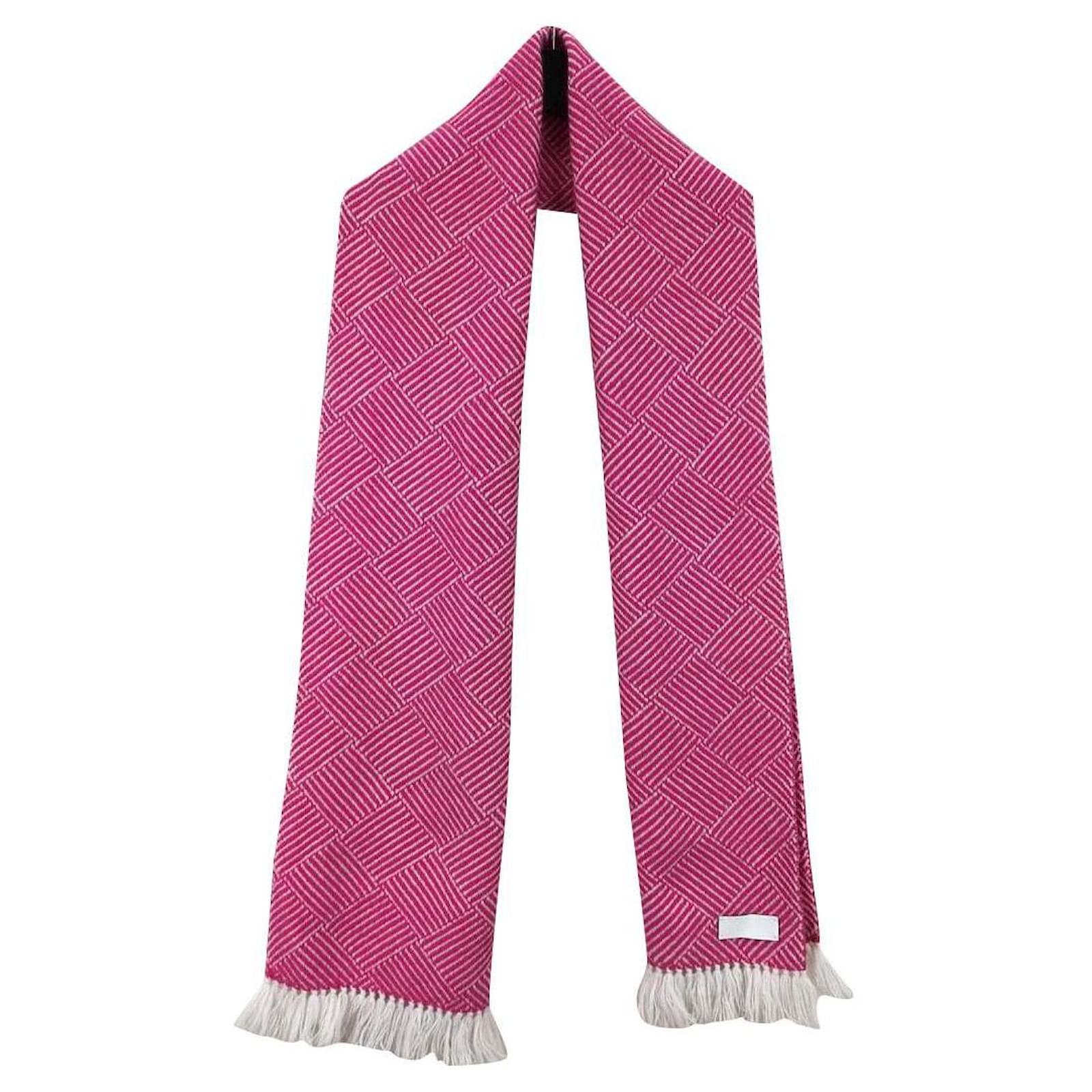 Hermès HERMES Muffler Pink Cashmere ref.730421 - Joli Closet