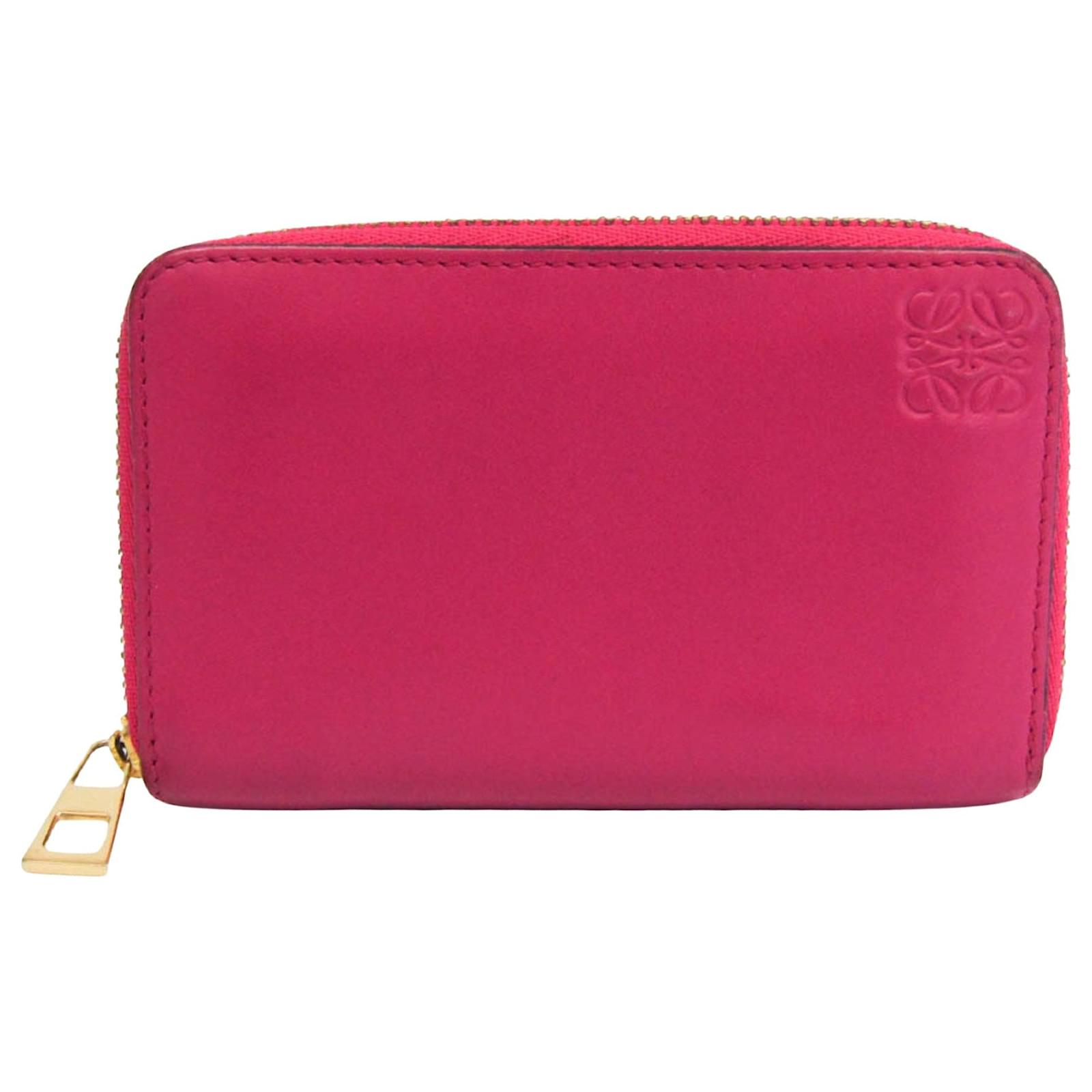 Loewe Anagram Pink Leather ref.731449 - Joli Closet
