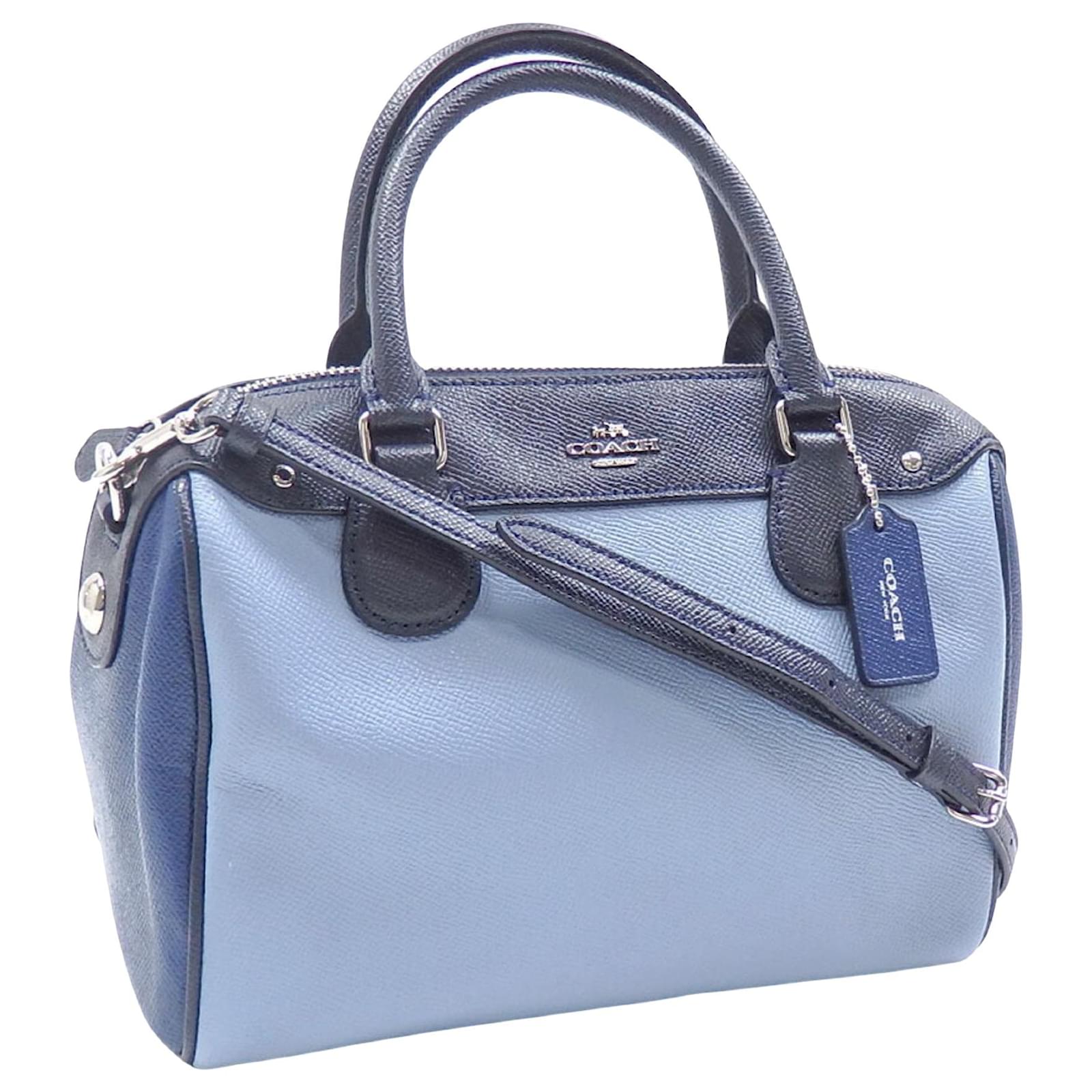 Coach Light blue Leather ref.731579 - Joli Closet