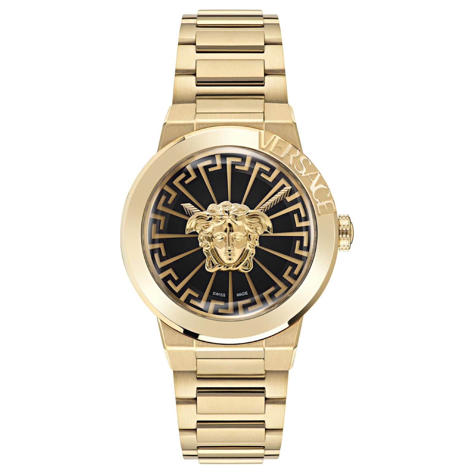 Versace Medusa Infinite Bracelet Watch Golden Metallic ref.731924 ...