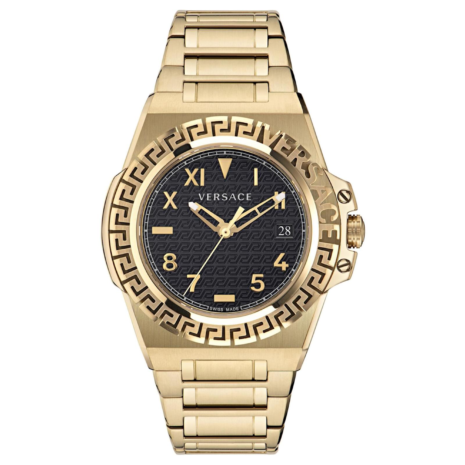 Orologio da polso Versace Greca Reaction D'oro Metallico ref.732109 ...