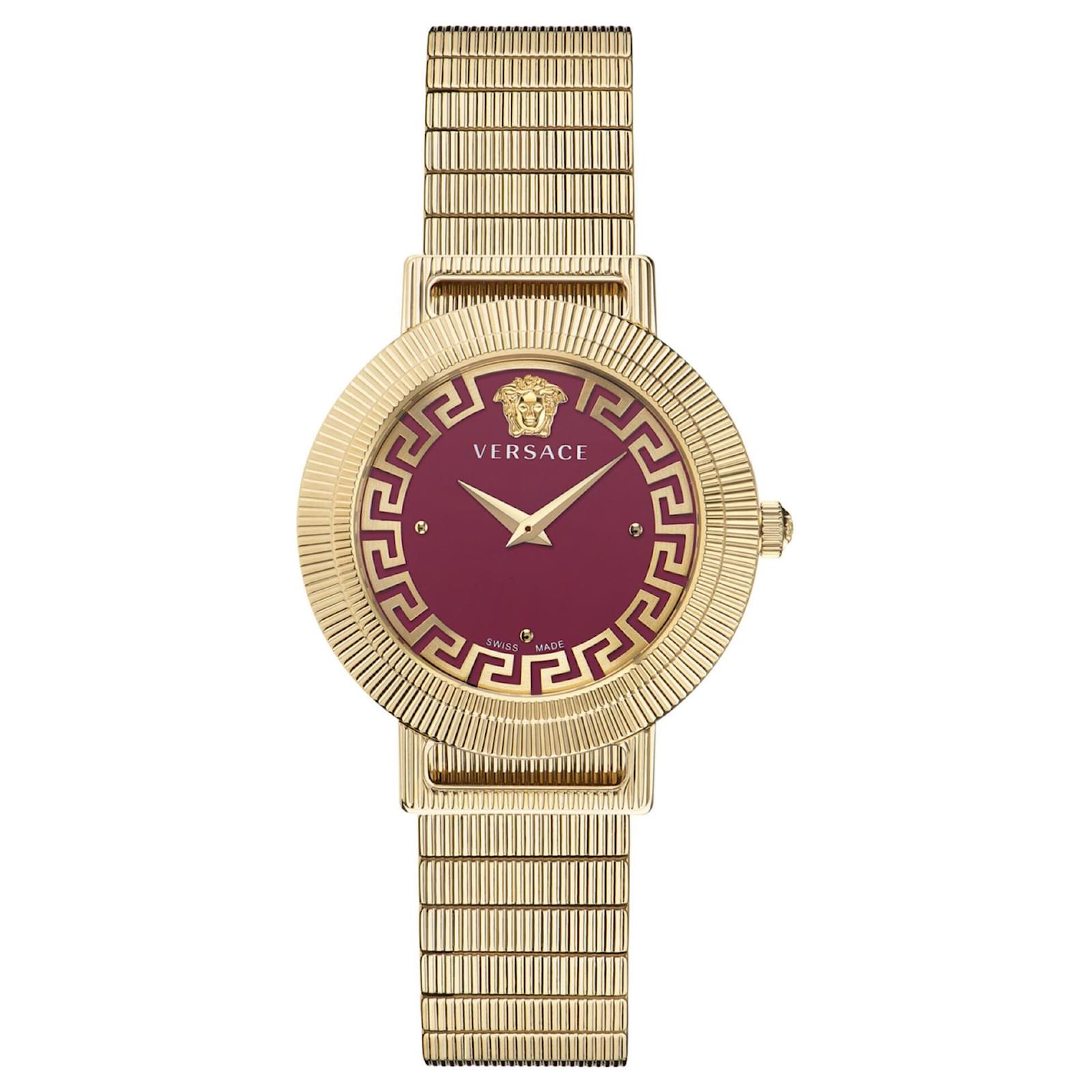 Versace Greca Chic Bracelet Watch Golden Metallic ref.732618 - Joli Closet