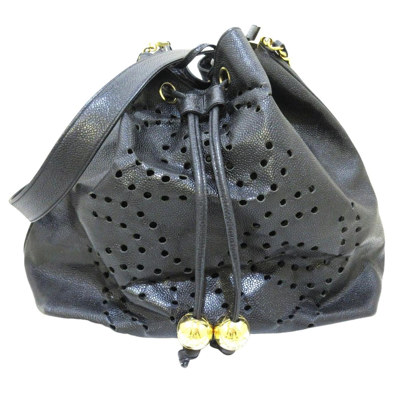 Chanel Triple coco Black Leather ref.732839 - Joli Closet