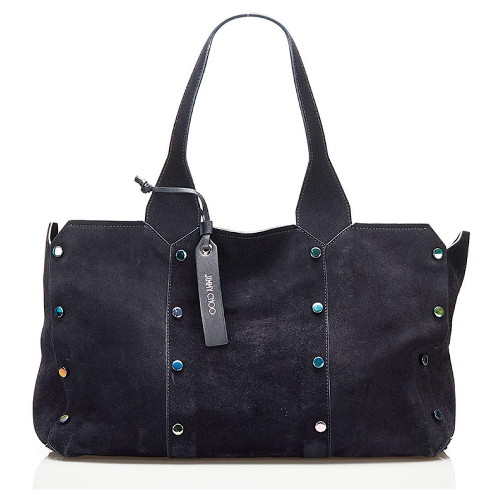 Jimmy Choo Navy blue Suede ref.733055 - Joli Closet