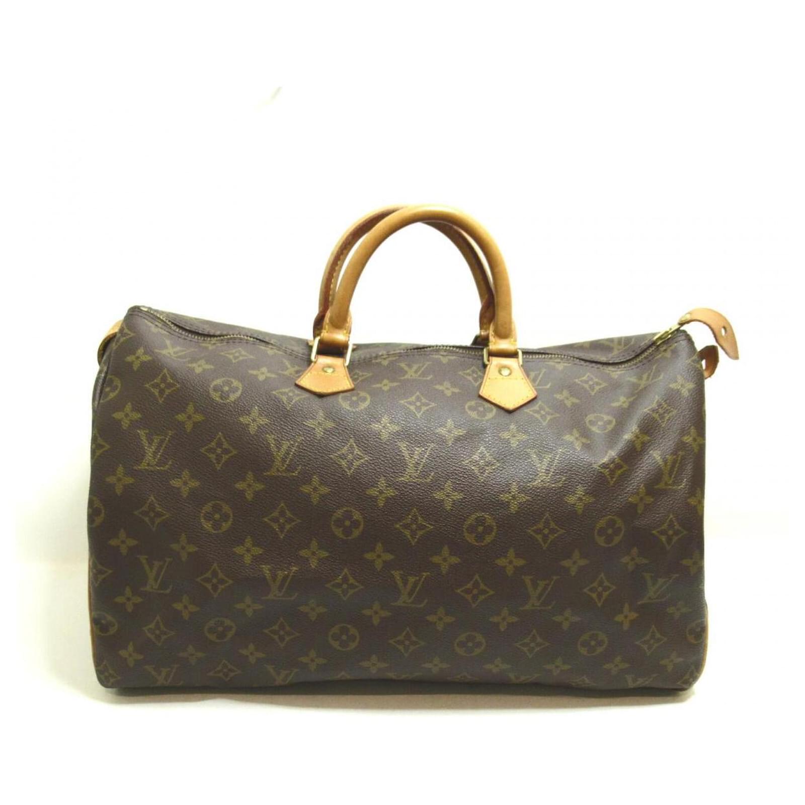 Louis Vuitton Monogram Speedy 40 Brown Cloth ref.733660 - Joli Closet