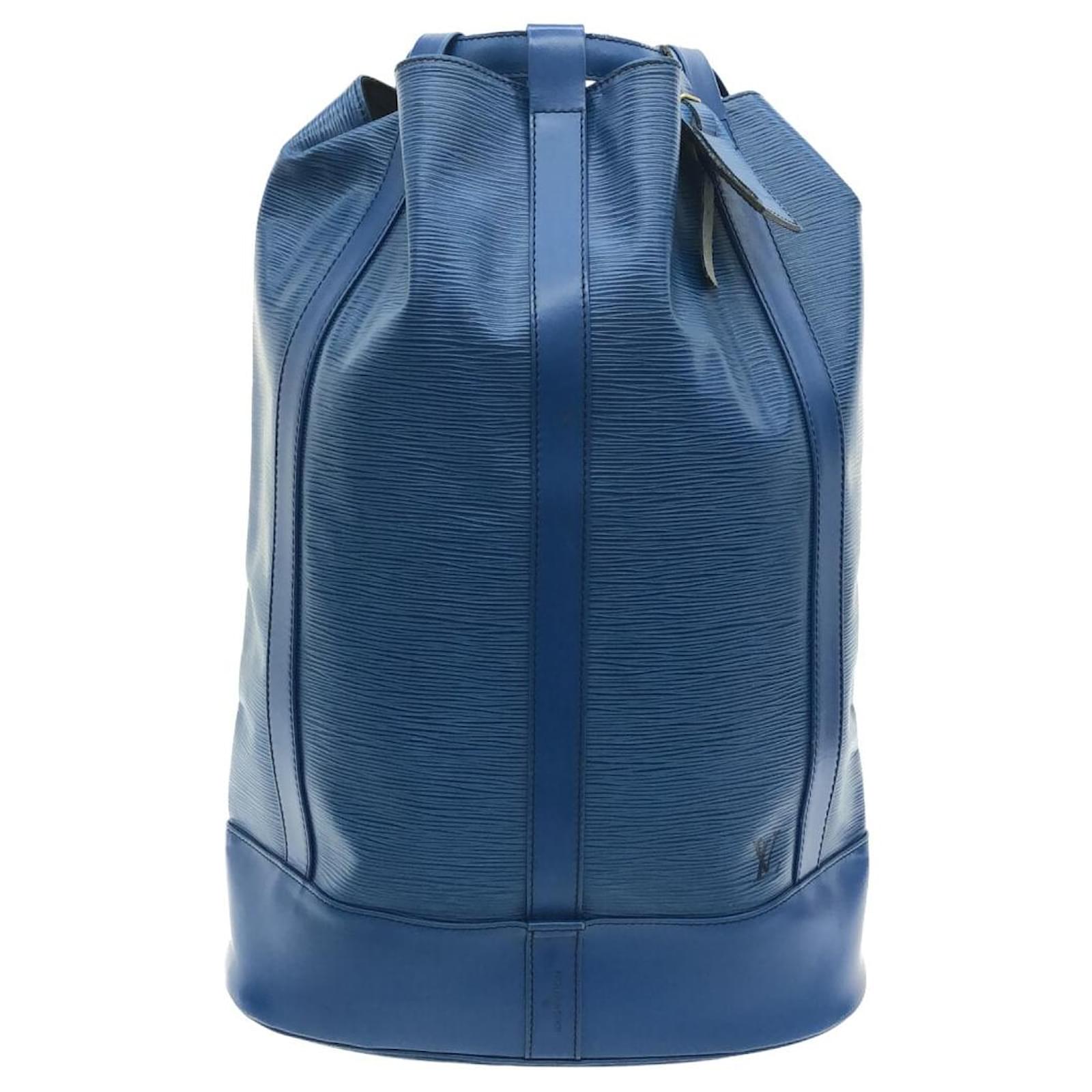 Louis Vuitton Randonnée Cuir Bleu ref.735450 - Joli Closet