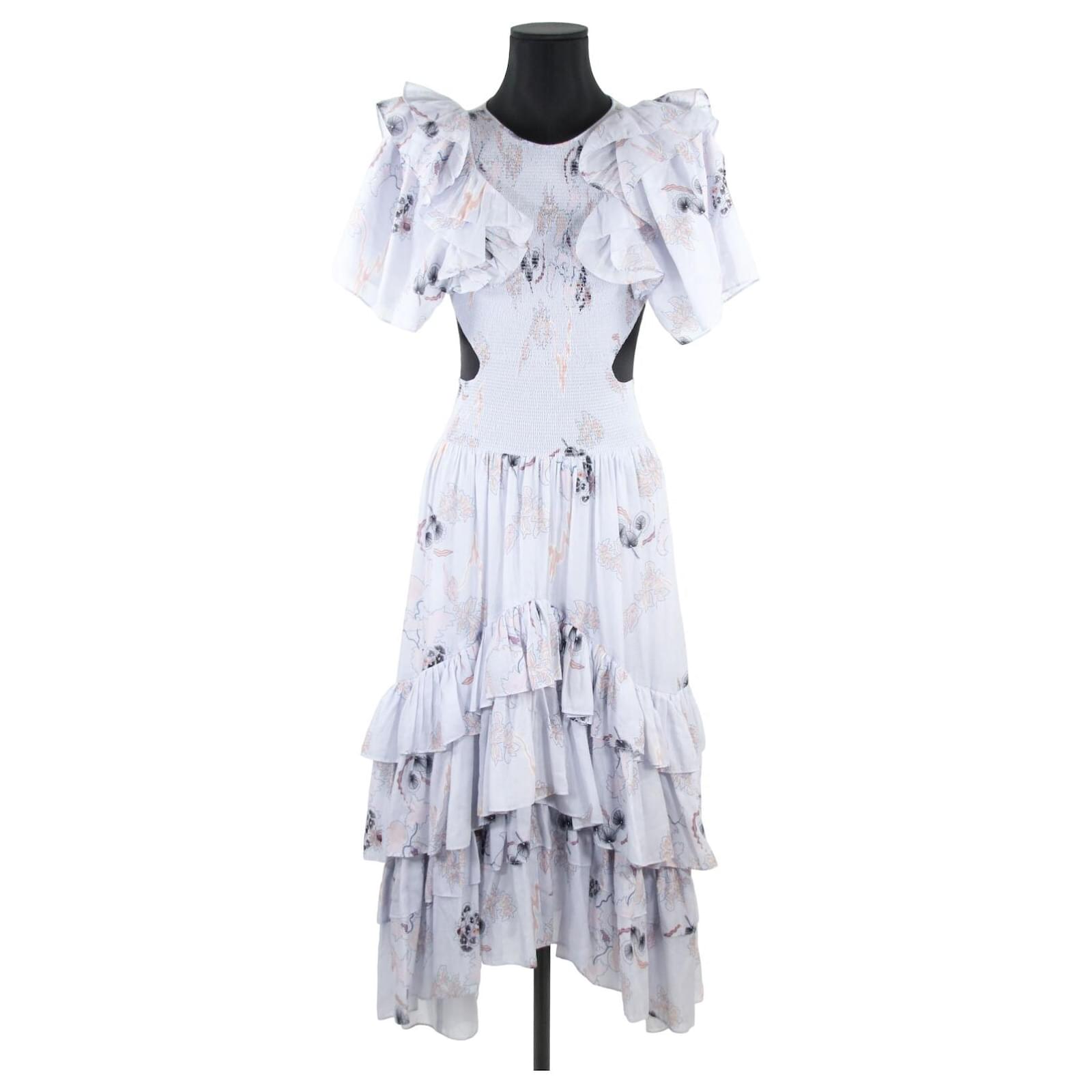 Dress MAGALI PASCAL 34 Blue Cotton ref.736334 - Joli Closet