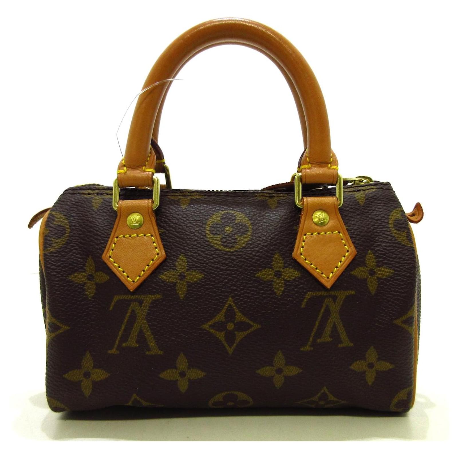Louis Vuitton Mini Speedy Brown Cloth ref.736521 - Joli Closet