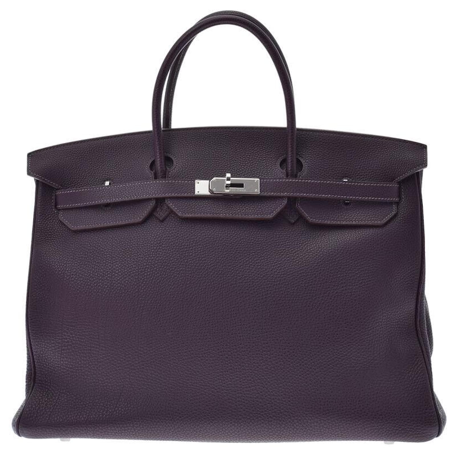 Hermès Birkin 40 Purple Leather ref.736768 - Joli Closet