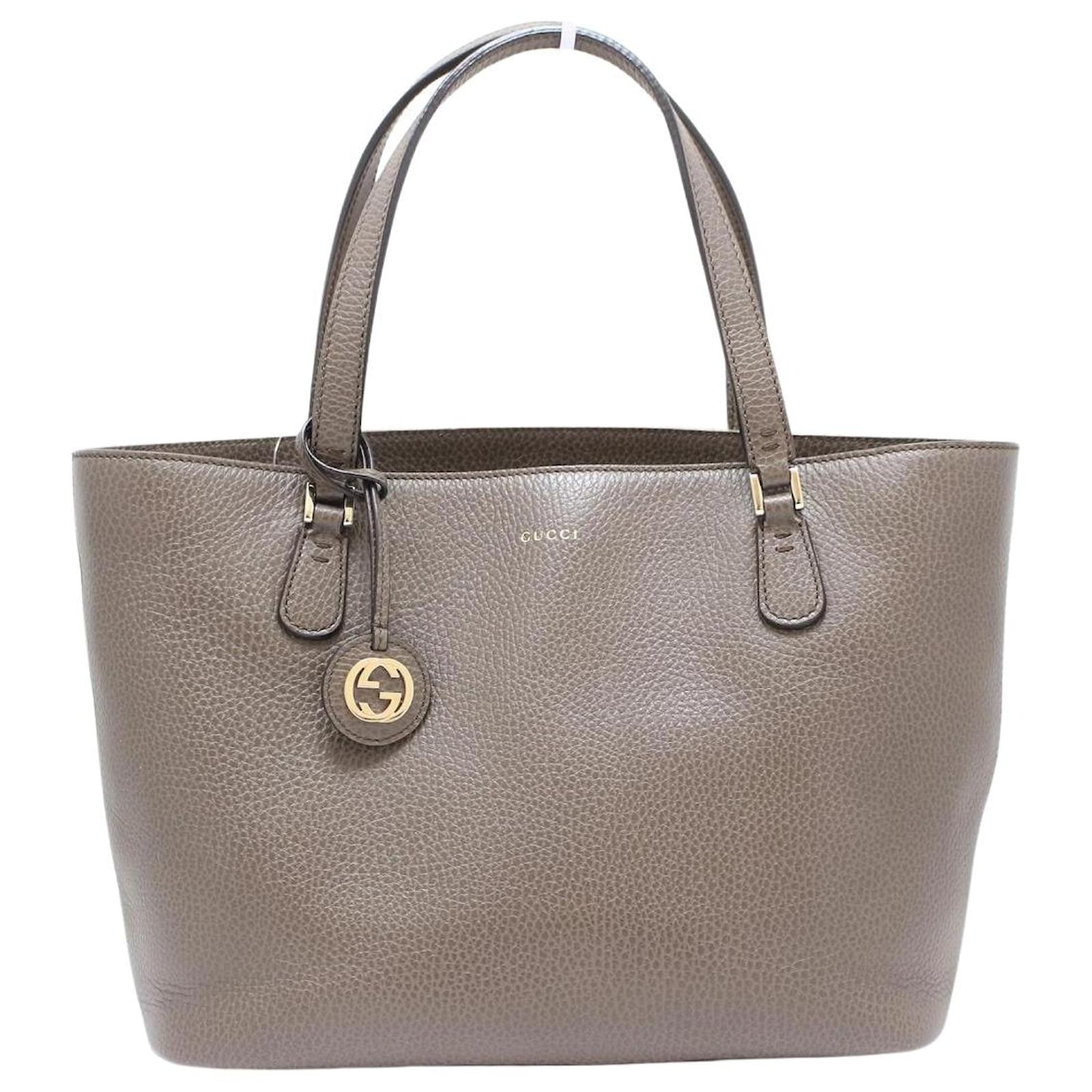 Gucci Interlocking G Brown Leather ref.736819 - Joli Closet