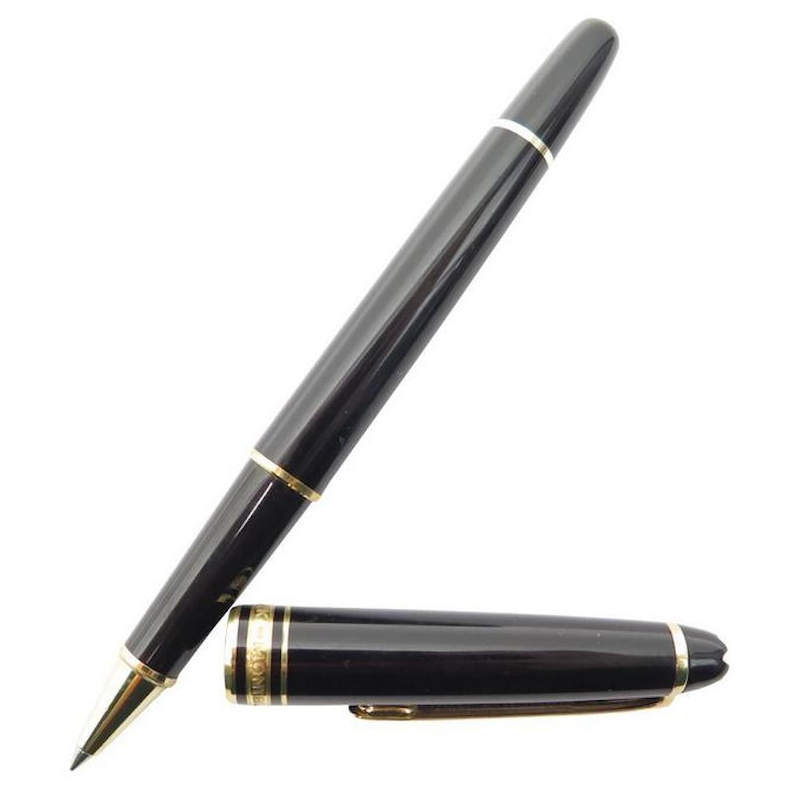 VINTAGE BALLPOINT PEN MONTBLANC MEISTERSTUCK CLASSIC GOLD 12890 ...