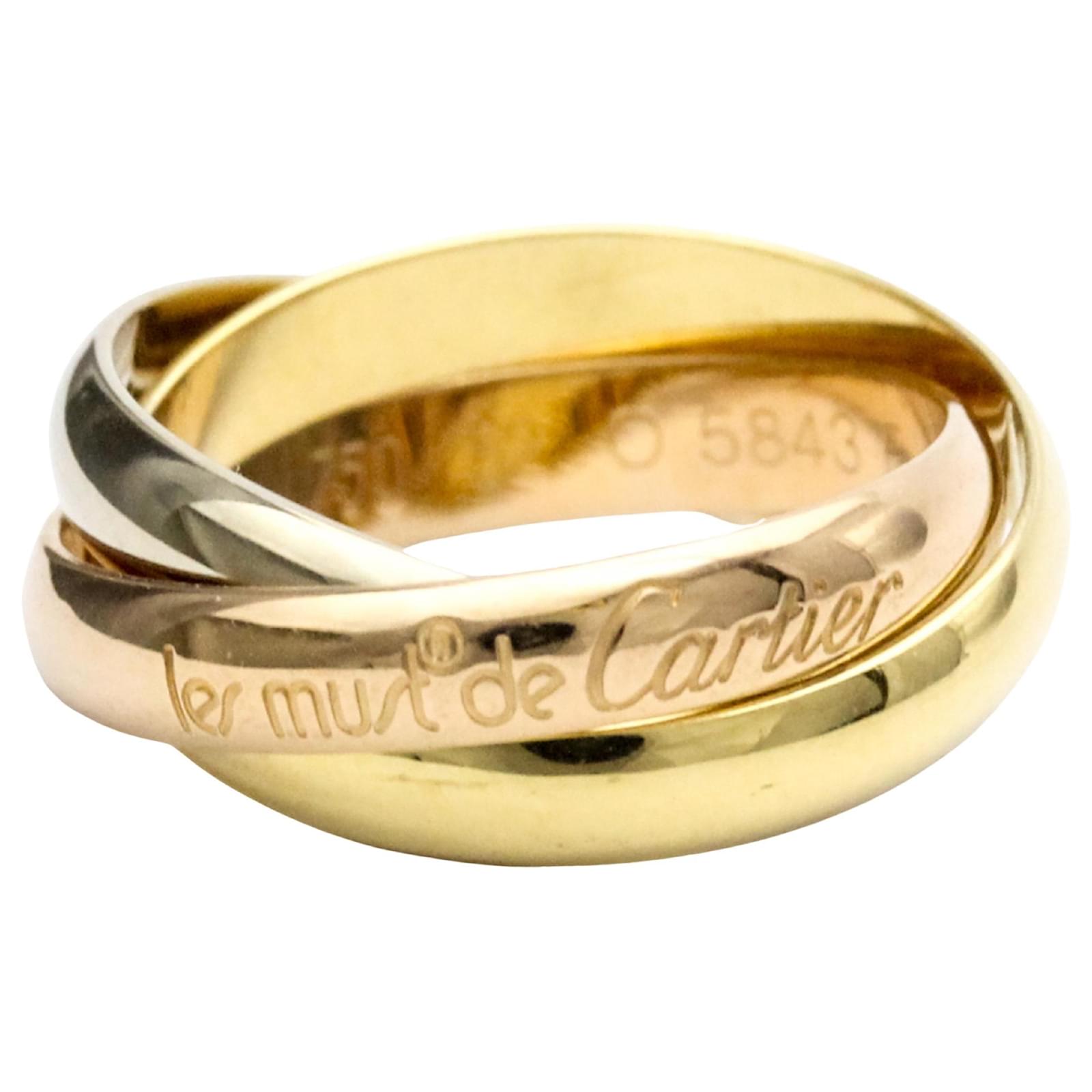 Cartier Trinity Golden Pink gold ref.737297 - Joli Closet