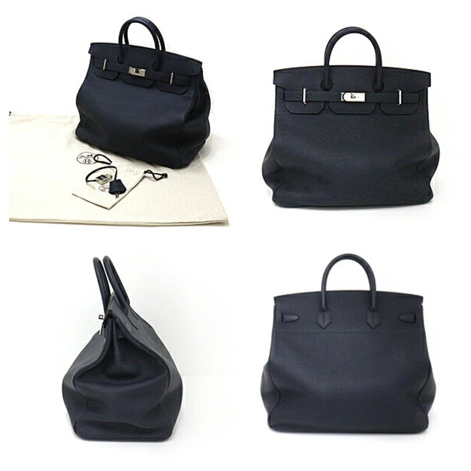 Hermès HERMES BIRKIN 40 Navy blue Leather ref.737519 - Joli Closet