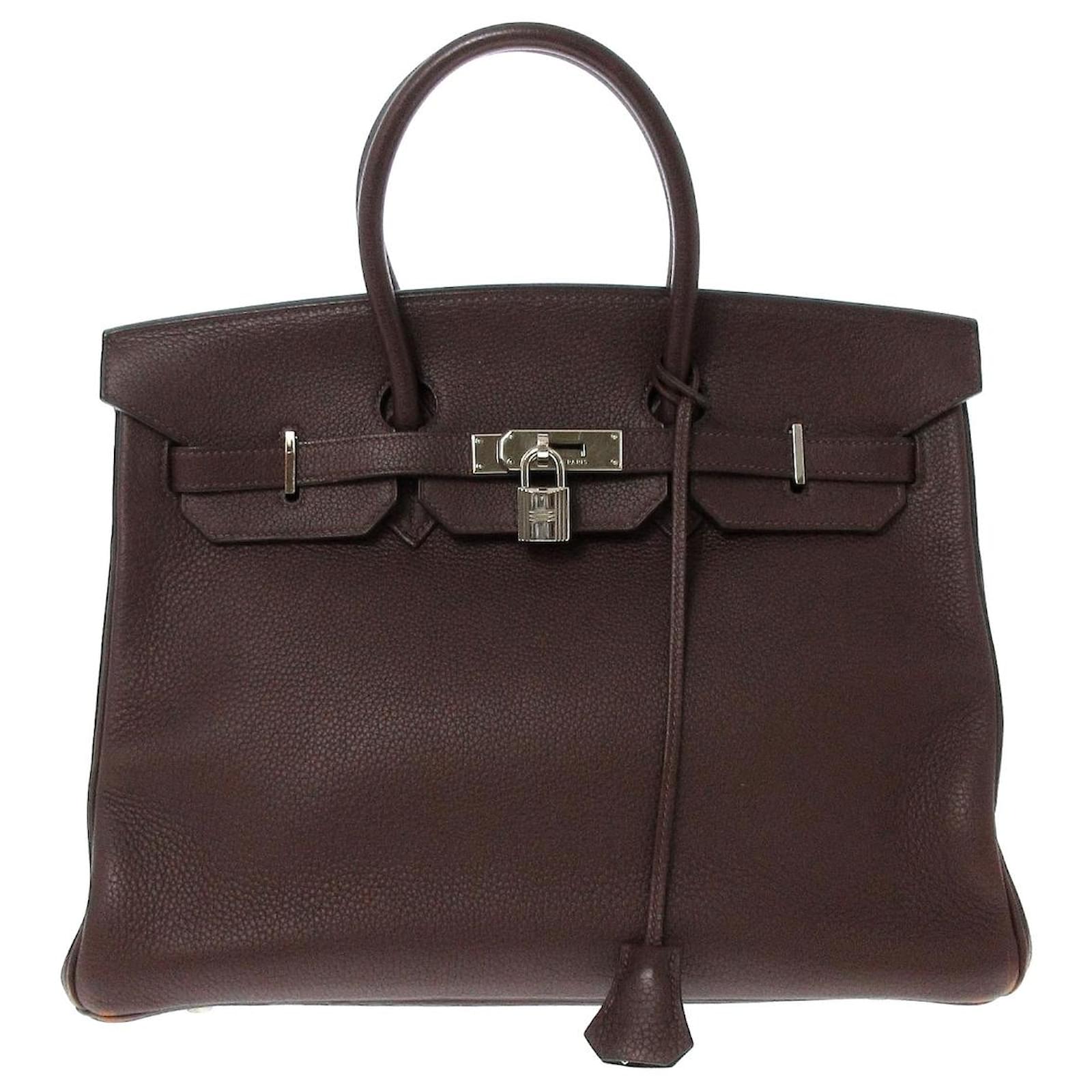Hermès HERMES BIRKIN 35 Brown Leather ref.737644 - Joli Closet